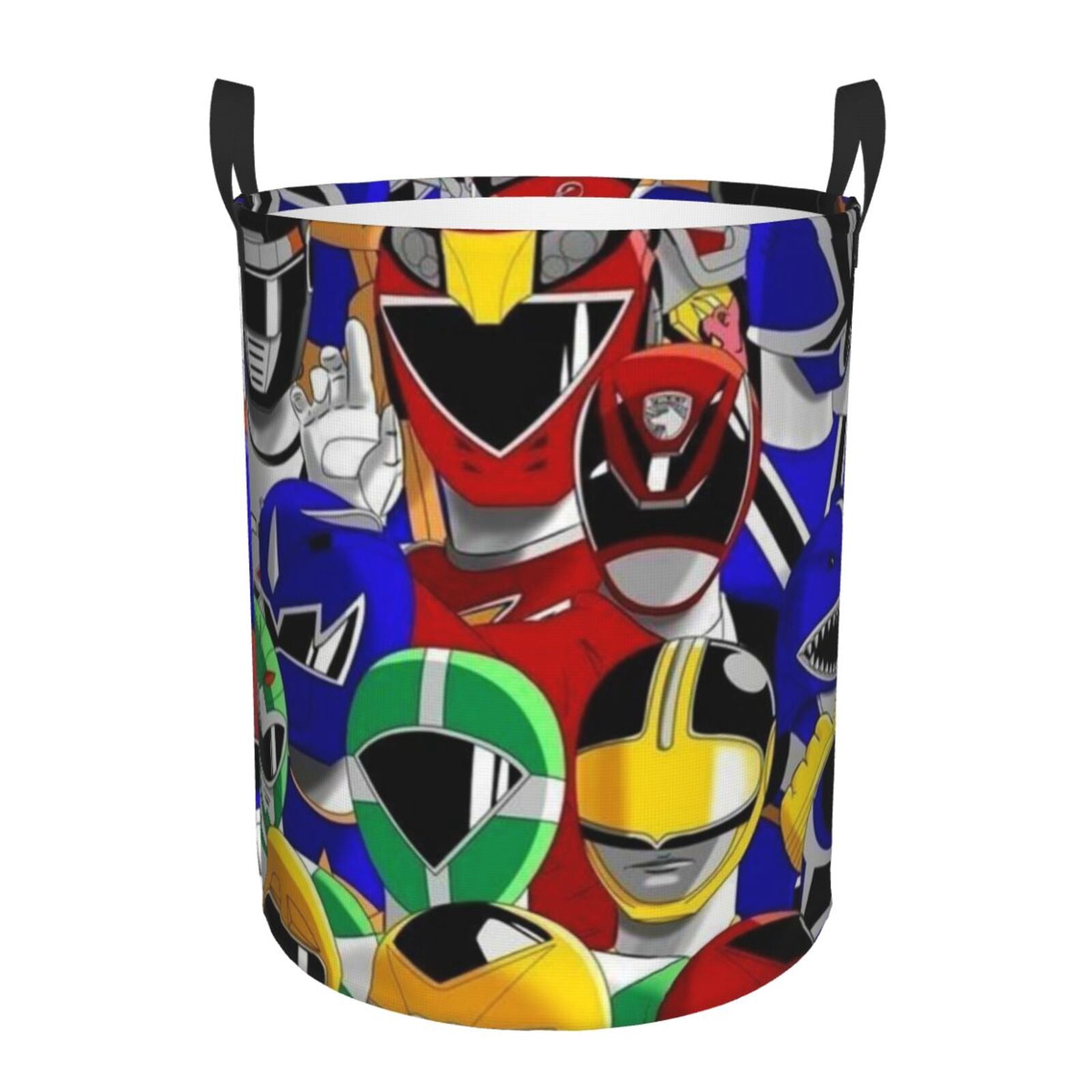 Power Rangers Laundry Basket Circular Laundry Hamper Dirty Clothes ...