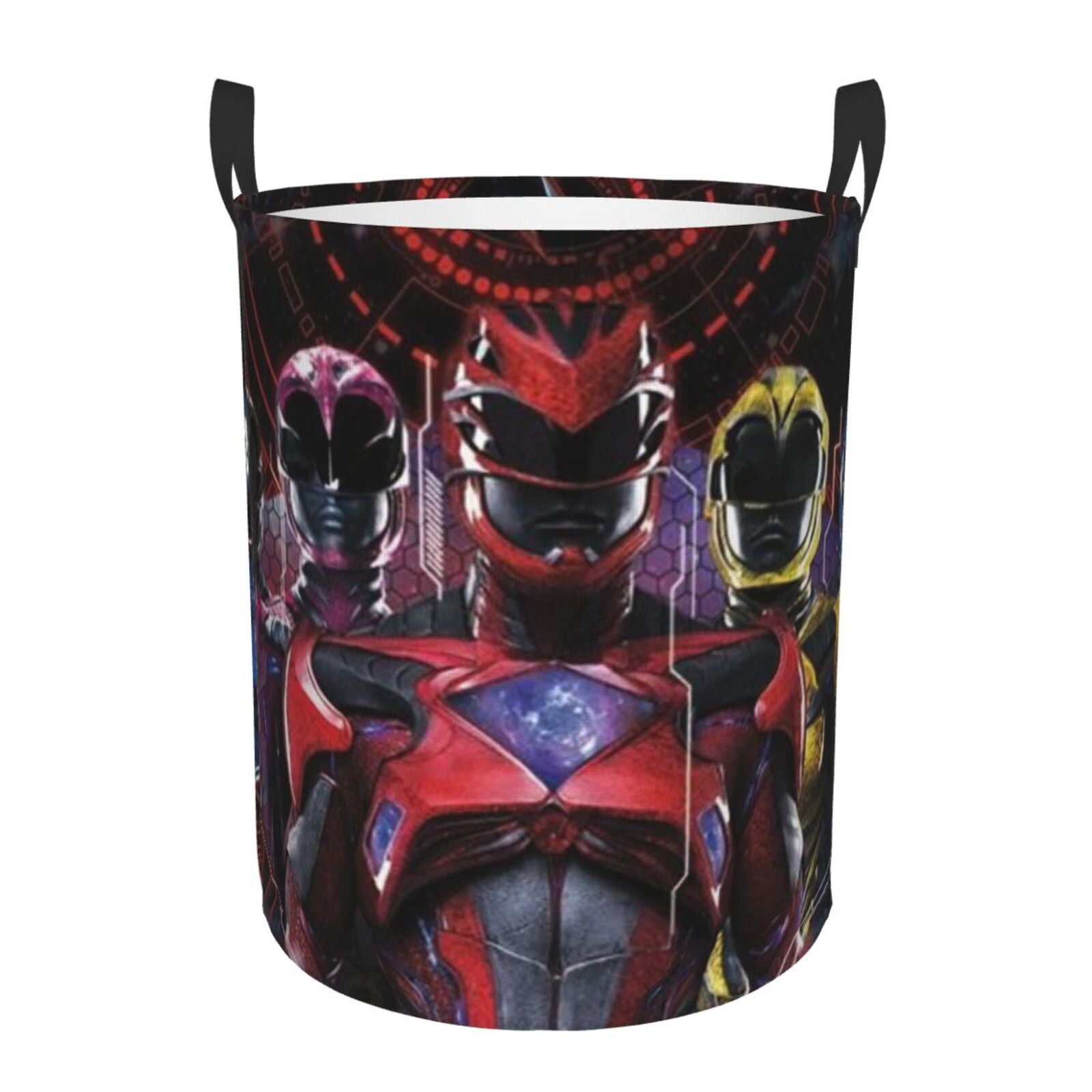 Power Rangers Laundry Basket Circular Laundry Hamper Dirty Clothes ...