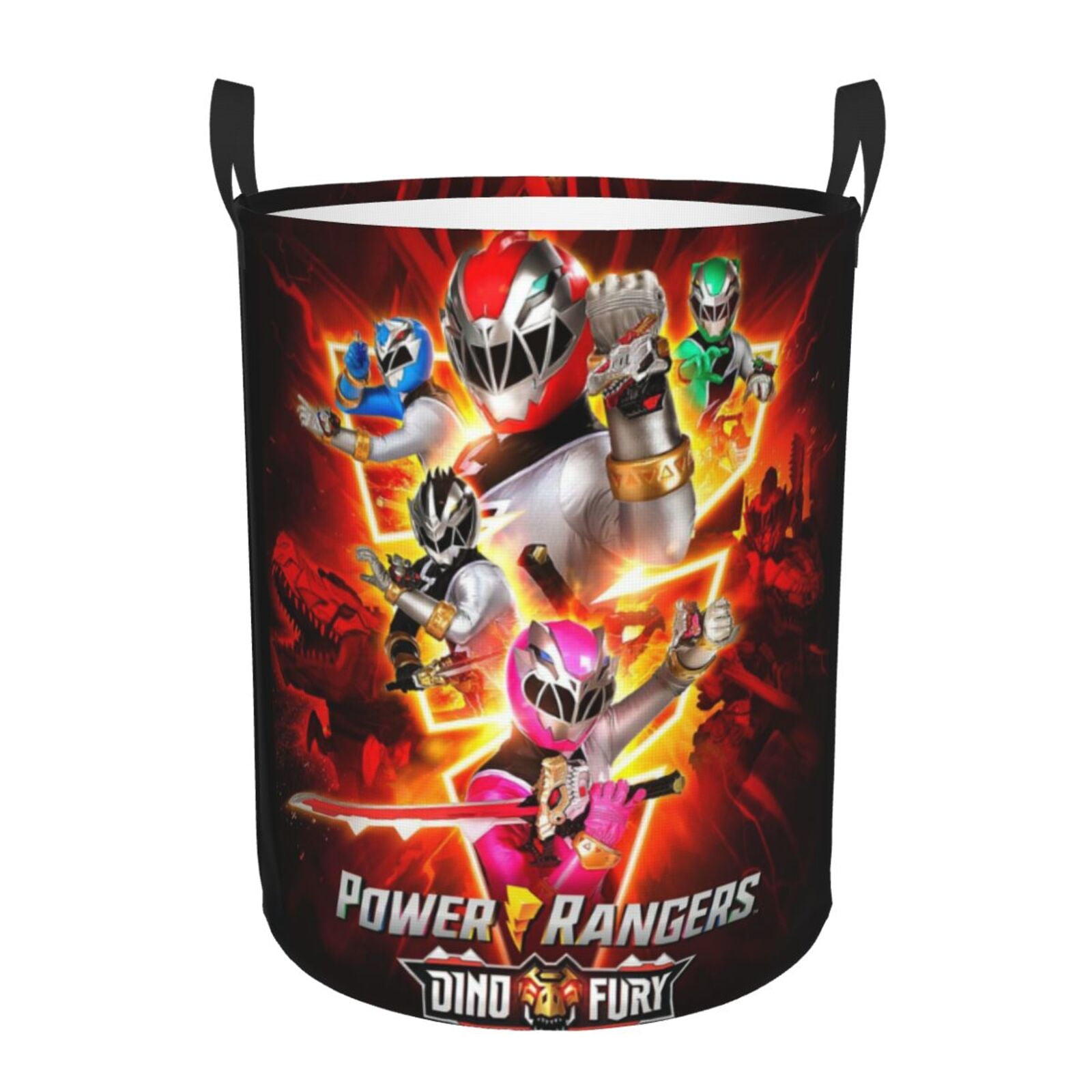 Power Rangers Laundry Basket Circular Laundry Hamper Dirty Clothes ...