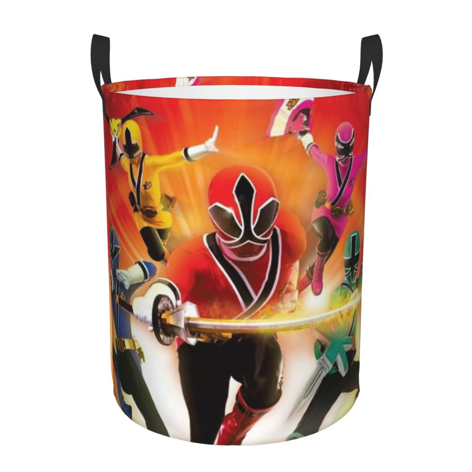 Power Rangers Laundry Basket Circular Laundry Hamper Dirty Clothes ...