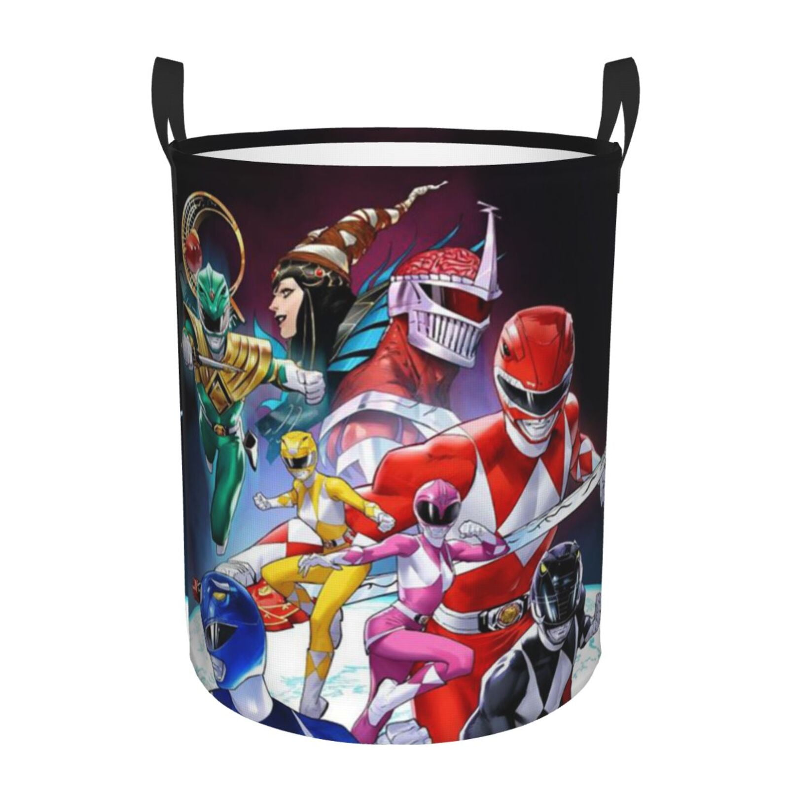 Power Rangers Laundry Basket Circular Laundry Hamper Dirty Clothes ...