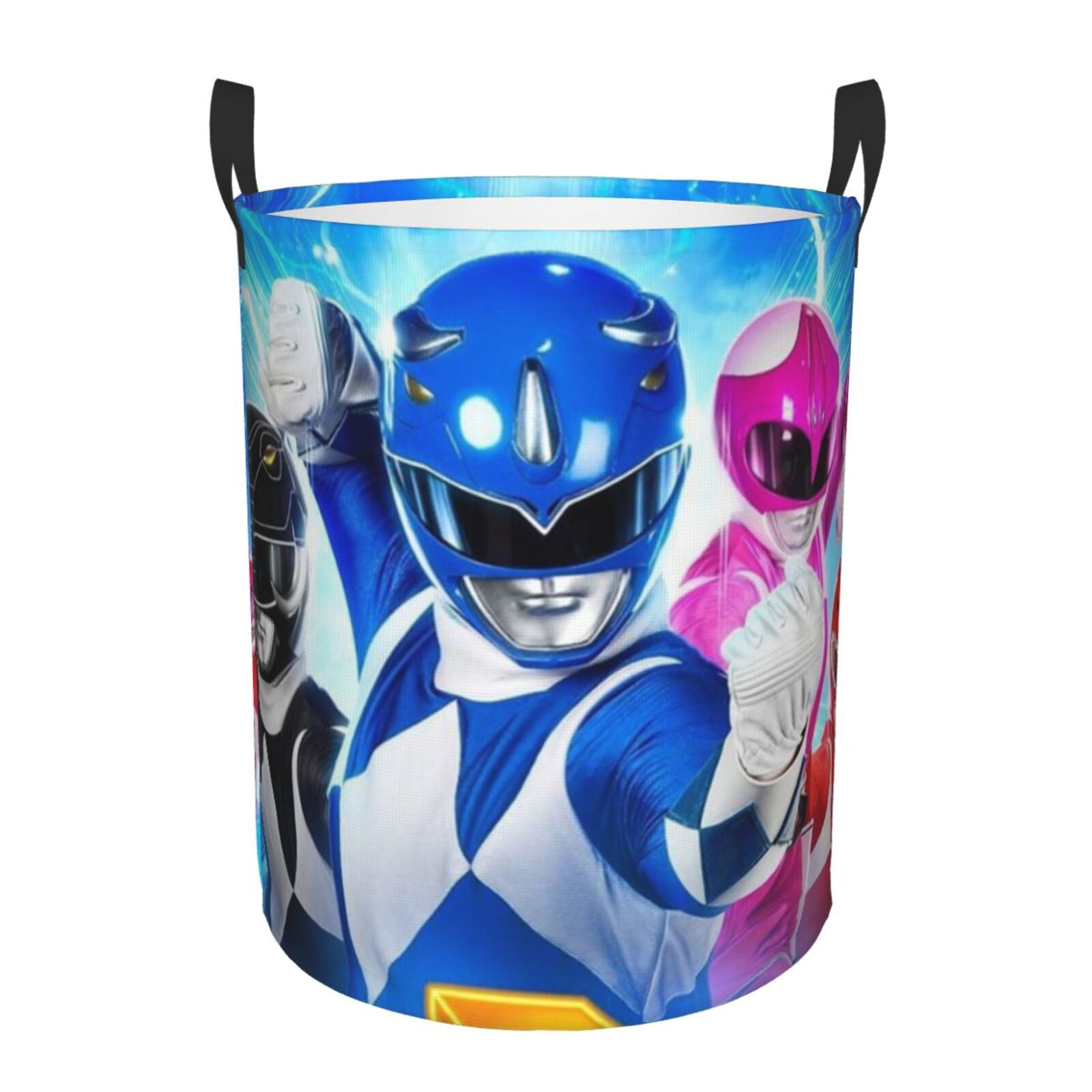 Power Rangers Laundry Basket Circular Laundry Hamper Dirty Clothes ...