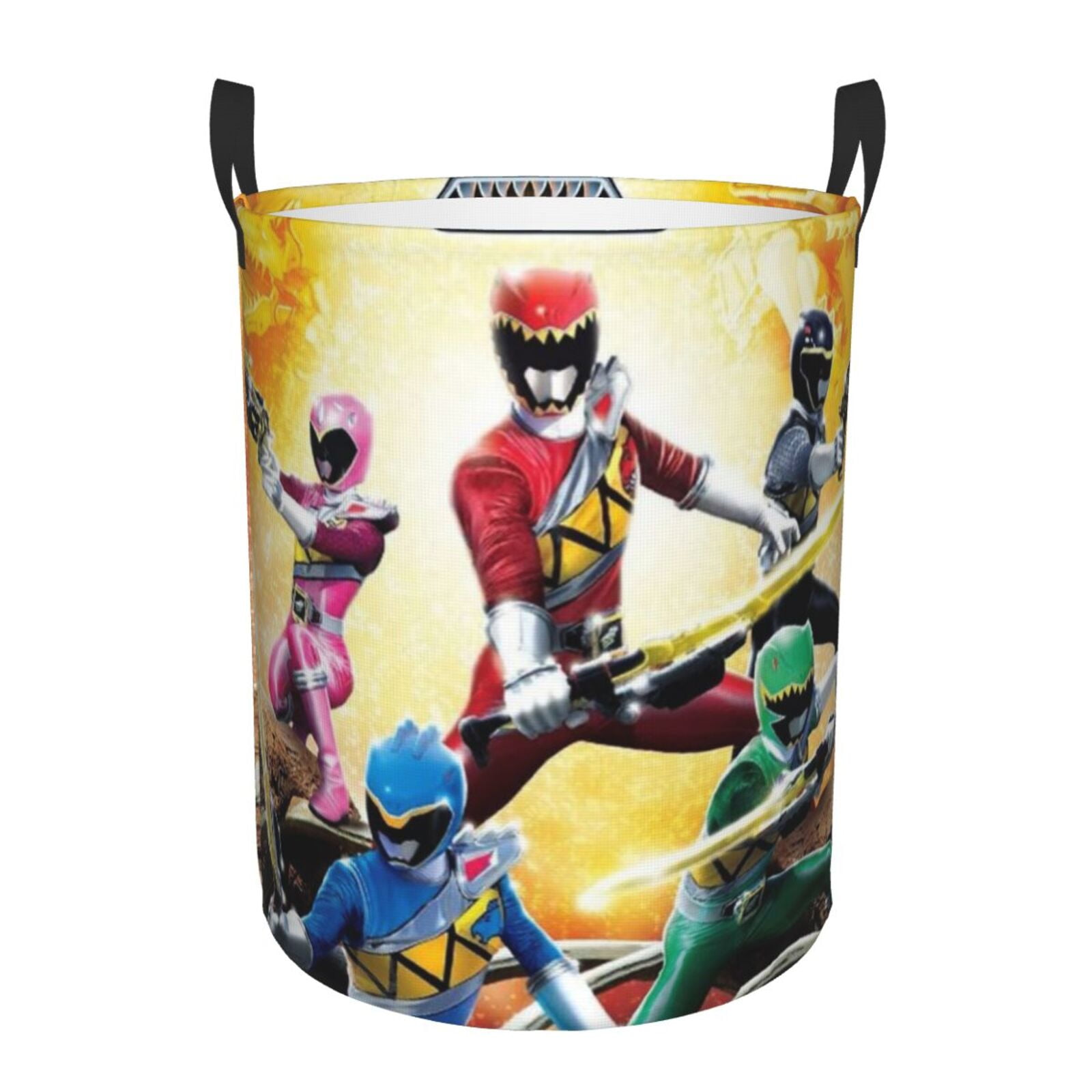 Power Rangers Laundry Basket Circular Laundry Hamper Dirty Clothes ...