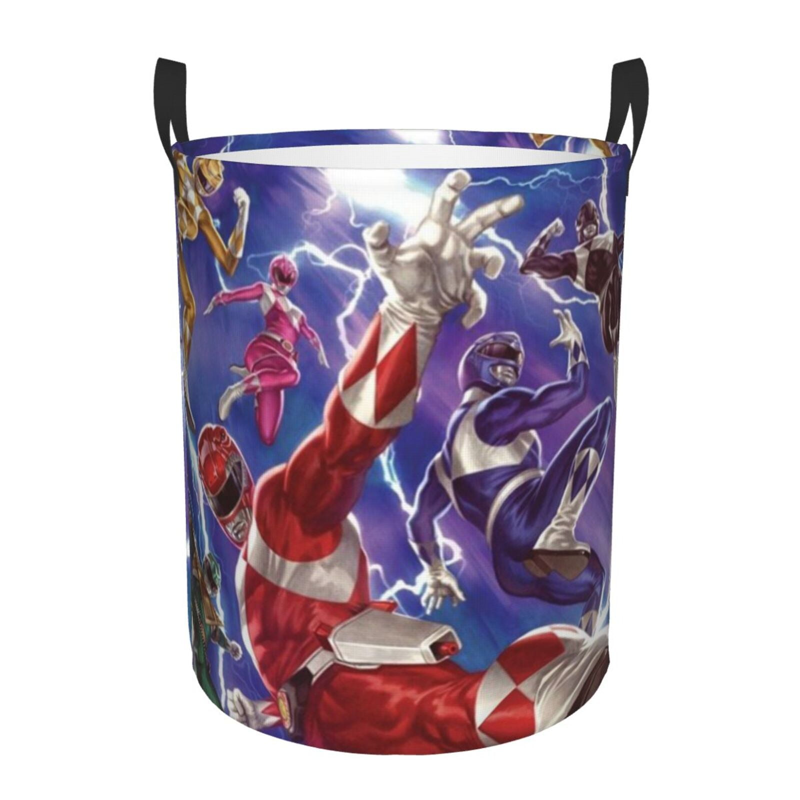 Power Rangers Laundry Basket Circular Laundry Hamper Dirty Clothes ...