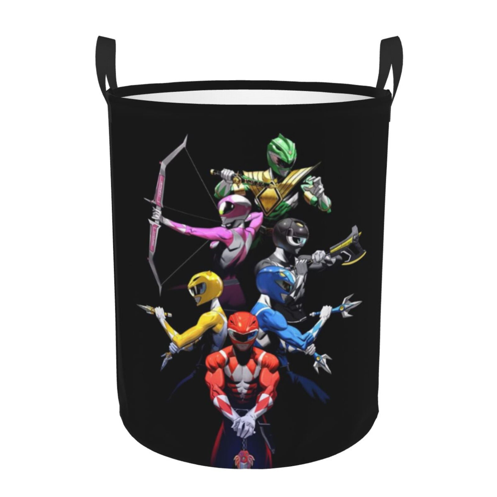 Power Rangers Laundry Basket Circular Laundry Hamper Dirty Clothes ...