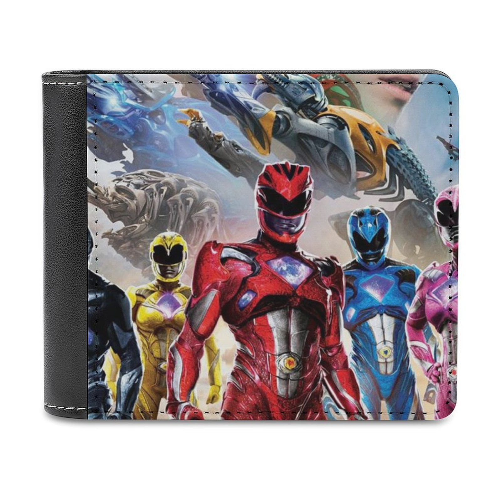 Power Rangers Leather Wallet Slim Card Wallet Bifold Fashion Card ...