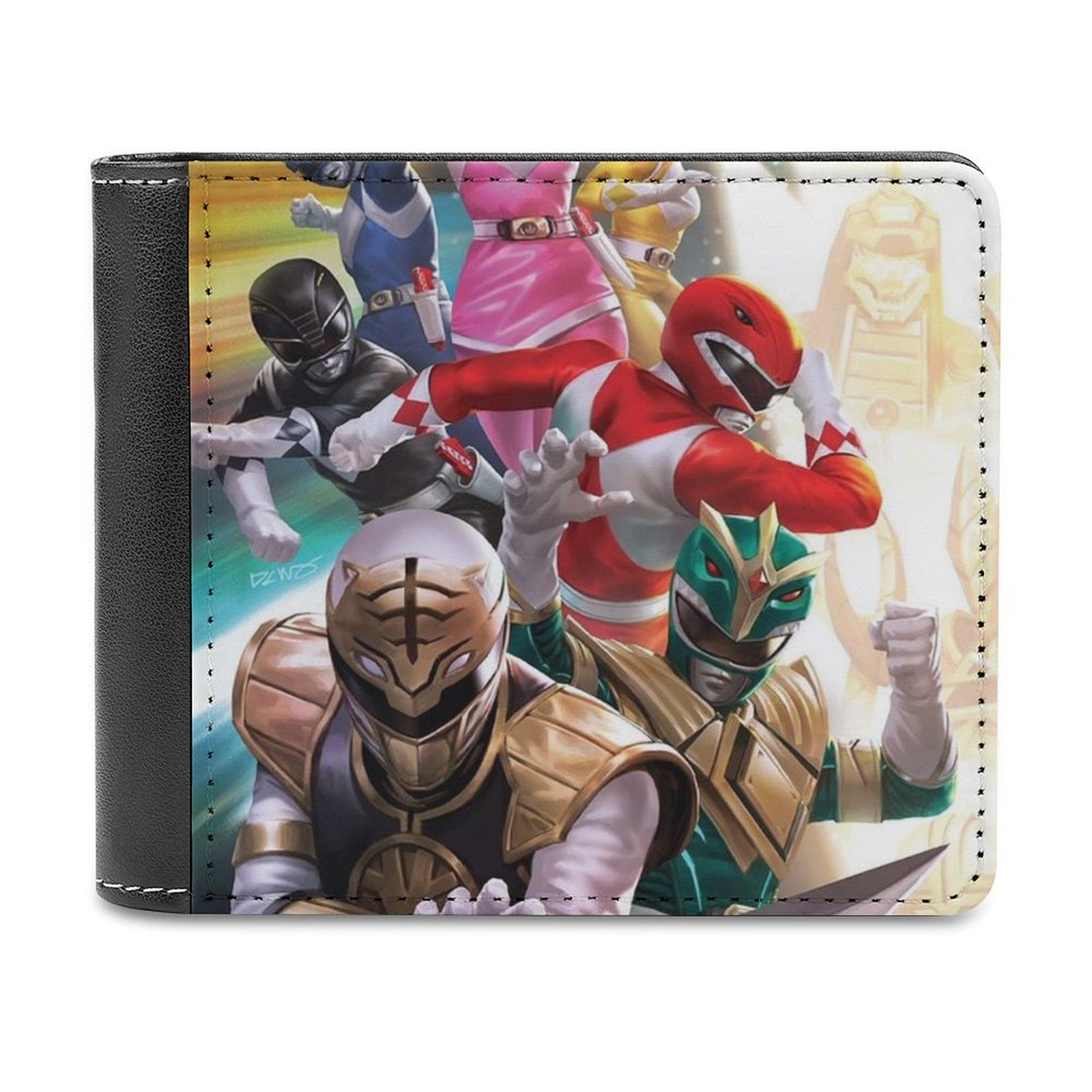 Power Rangers Leather Wallet Slim Card Wallet Bifold Fashion Card ...