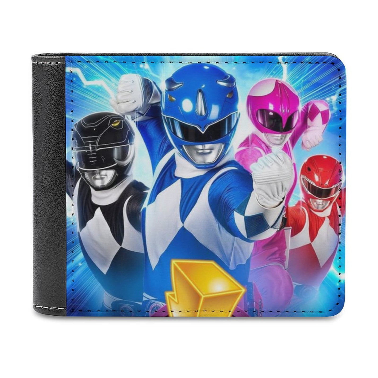Power Rangers Leather Wallet Slim Card Wallet Bifold Fashion Card ...