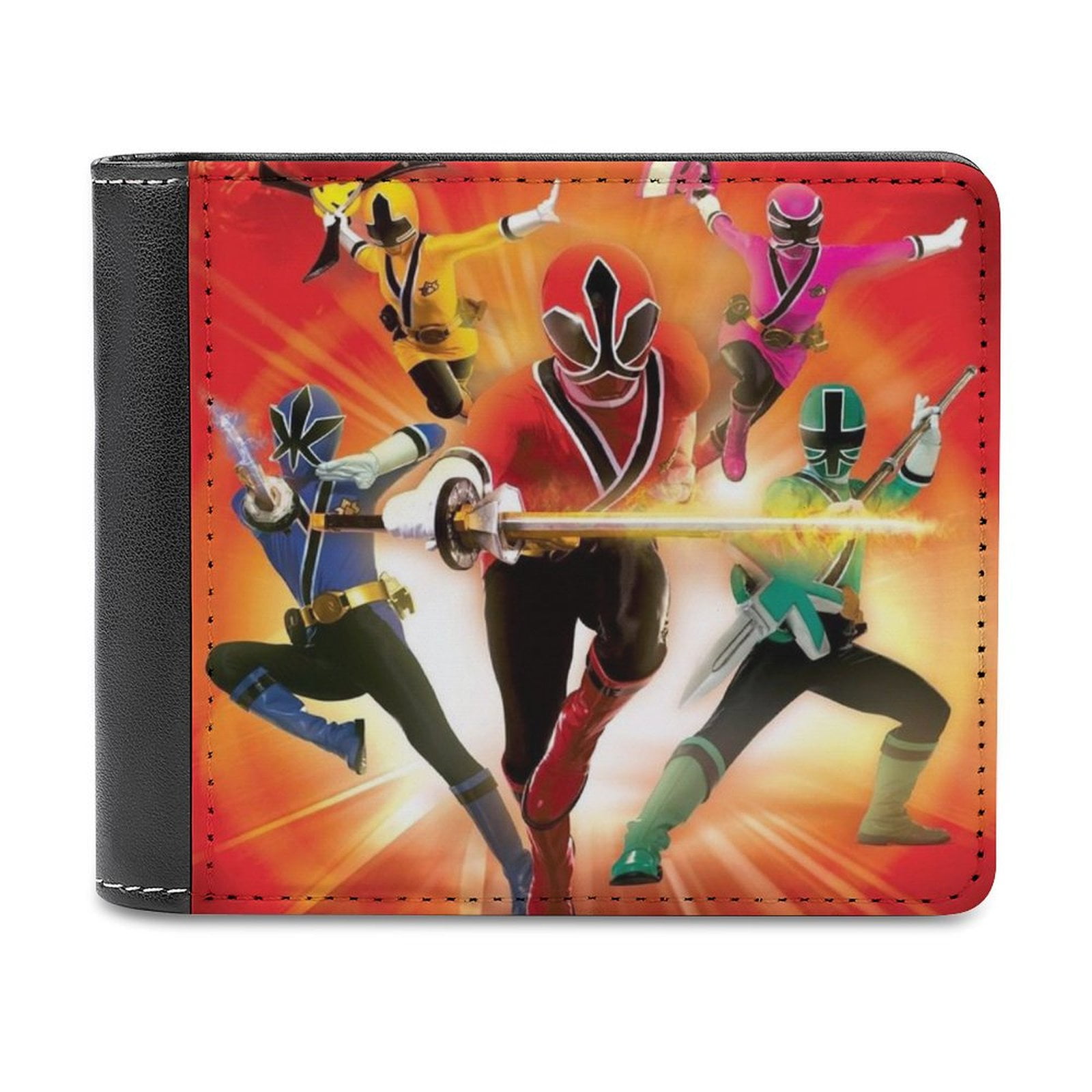 Power Rangers Leather Wallet Slim Card Wallet Bifold Fashion Card ...