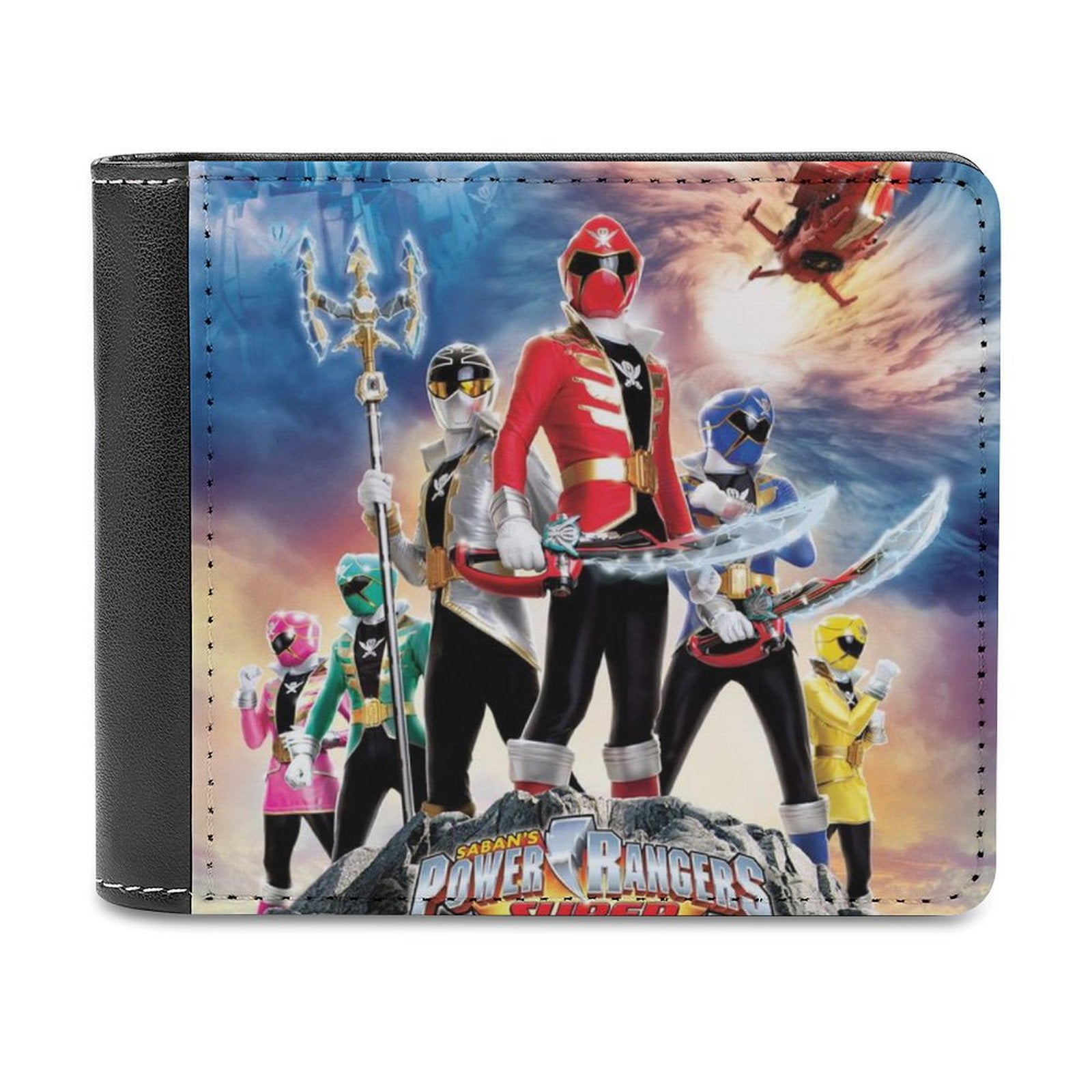 Power Rangers Leather Wallet Slim Card Wallet Bifold Fashion Card ...