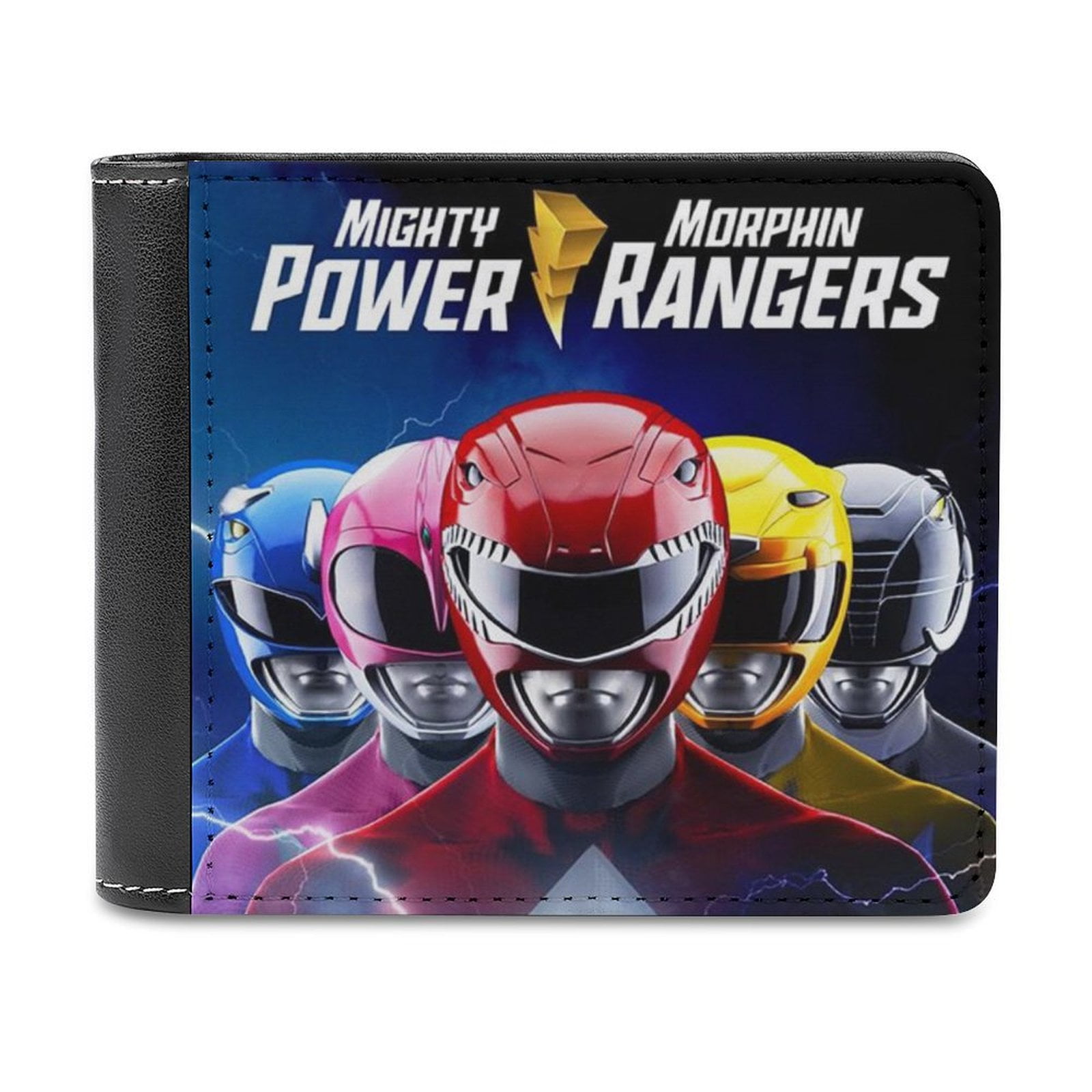 Power Rangers Leather Wallet Slim Card Wallet Bifold Fashion Card ...