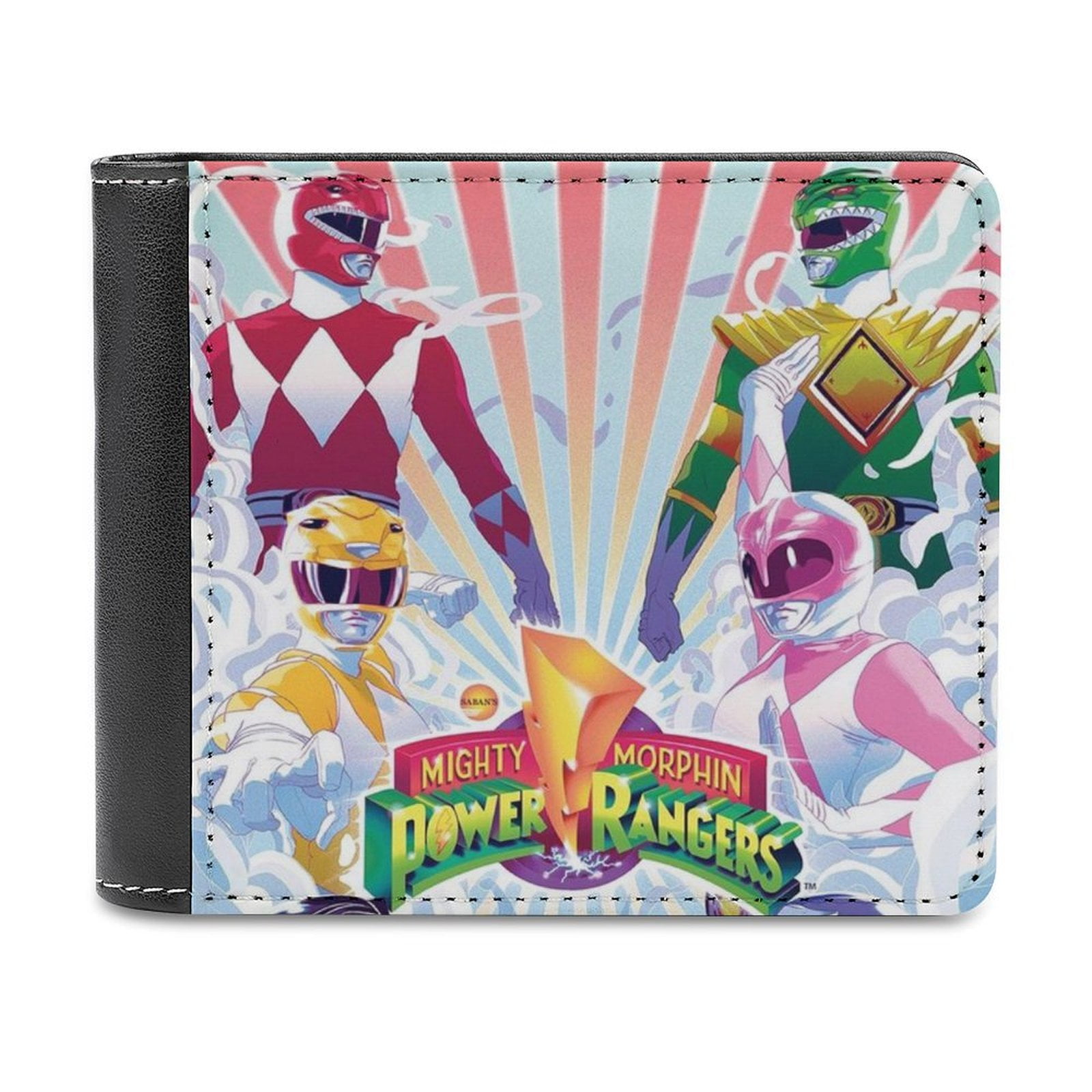 Power Rangers Leather Wallet Slim Card Wallet Bifold Fashion Card ...