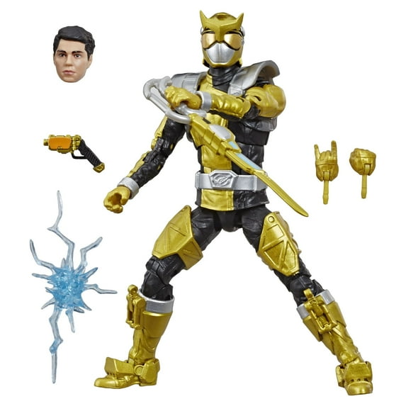 Power Rangers Lightning Collection Gold Ranger Action Figure, Beast ...