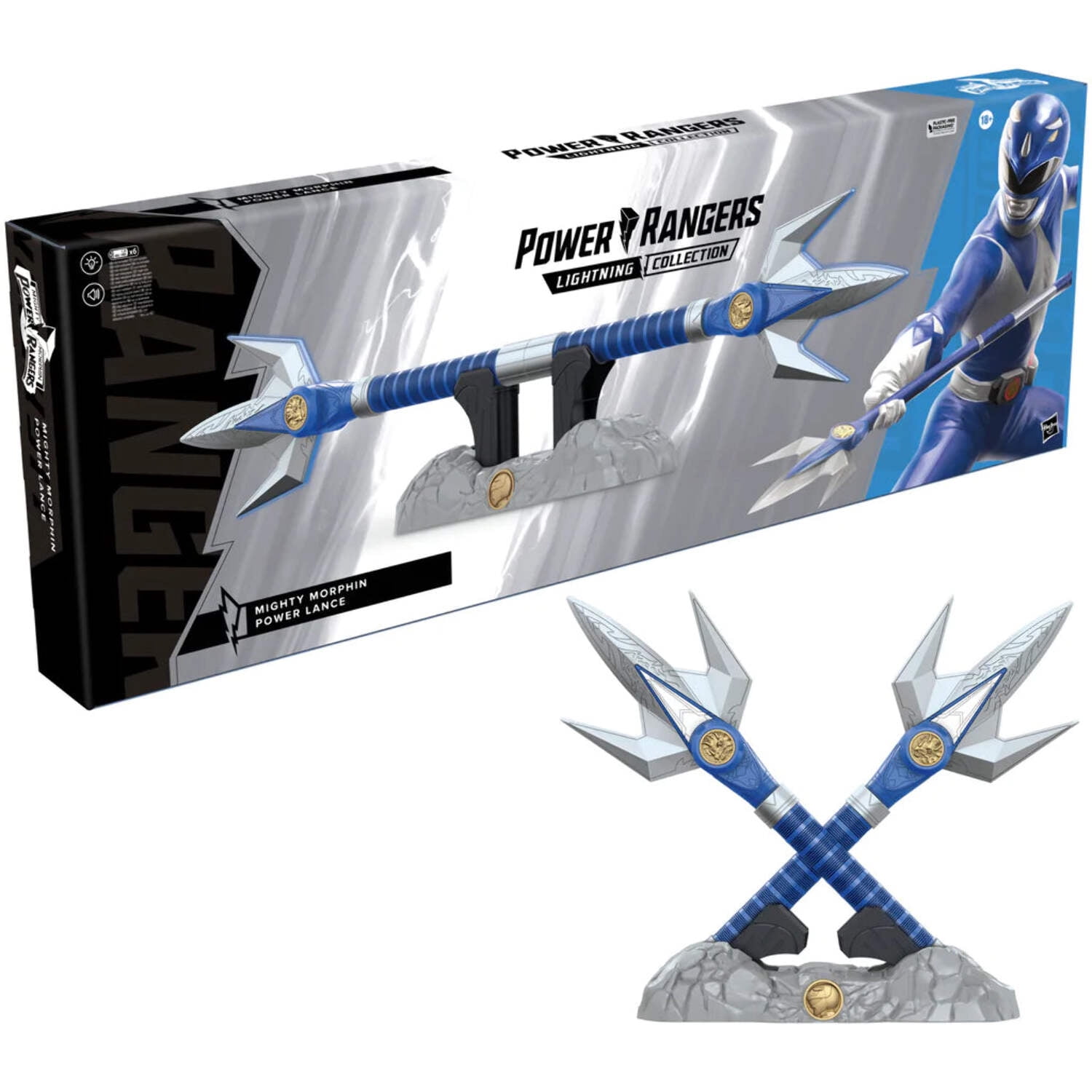 Power Rangers Lightning Collection Mighty Morphin Blue Ranger Power ...