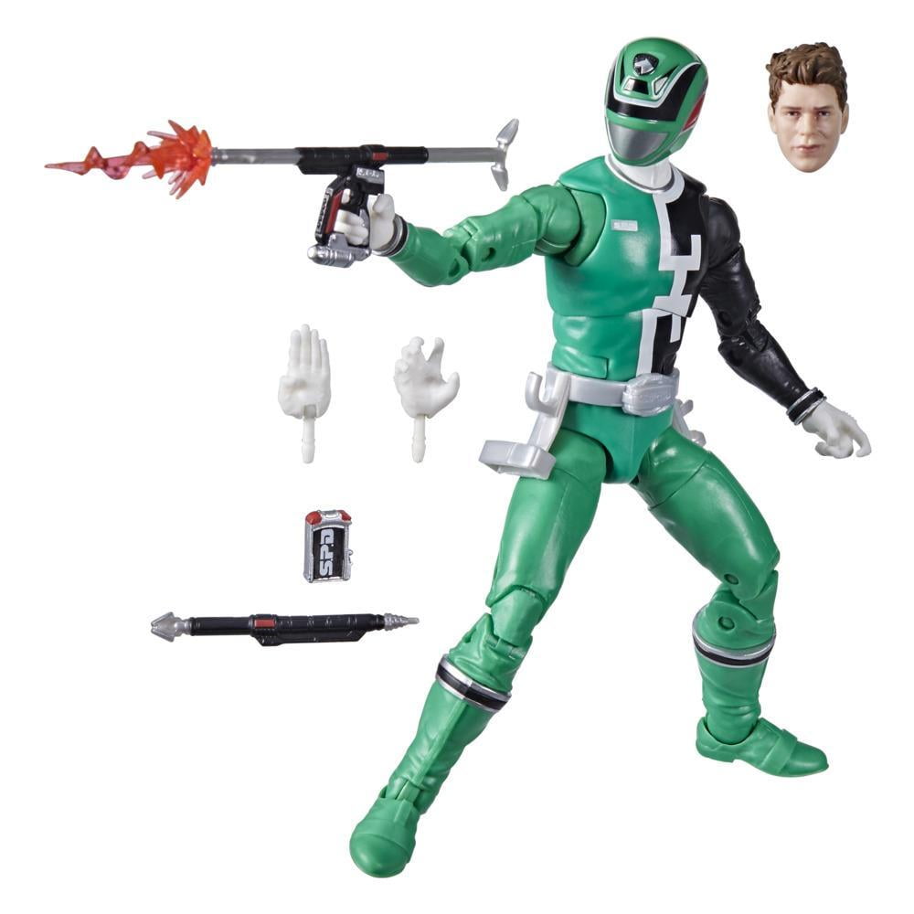 Power Rangers Lightning Collection S.P.D. Green Ranger Premium Action ...