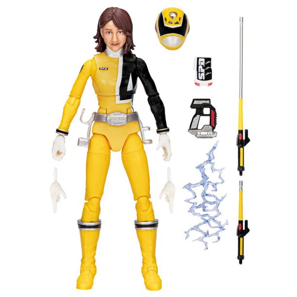 Power Rangers Lightning Collection S.P.D. Yellow Ranger 6-Inch Premium ...