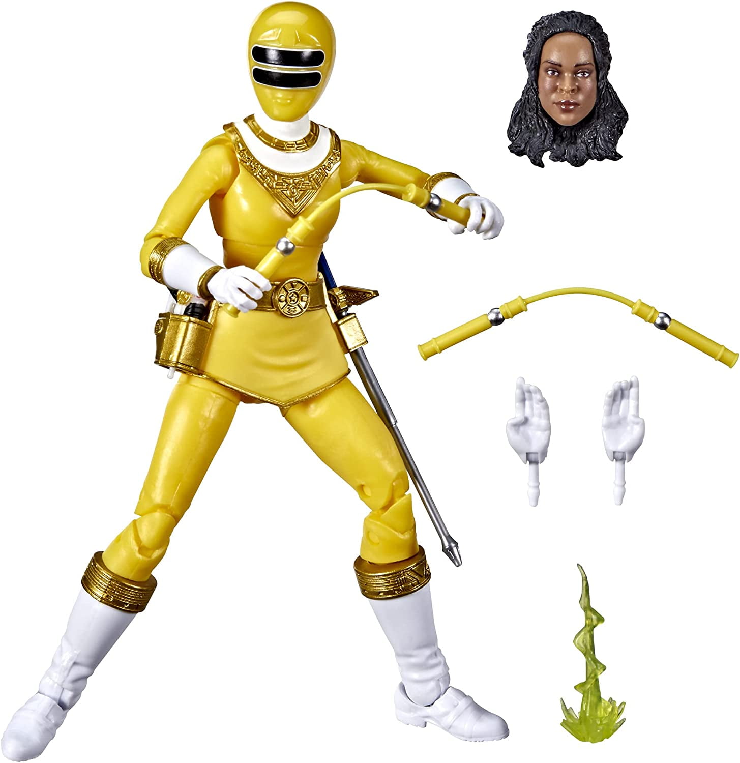 Power Rangers Lightning Collection Zeo Yellow Ranger 6-Inch Premium ...