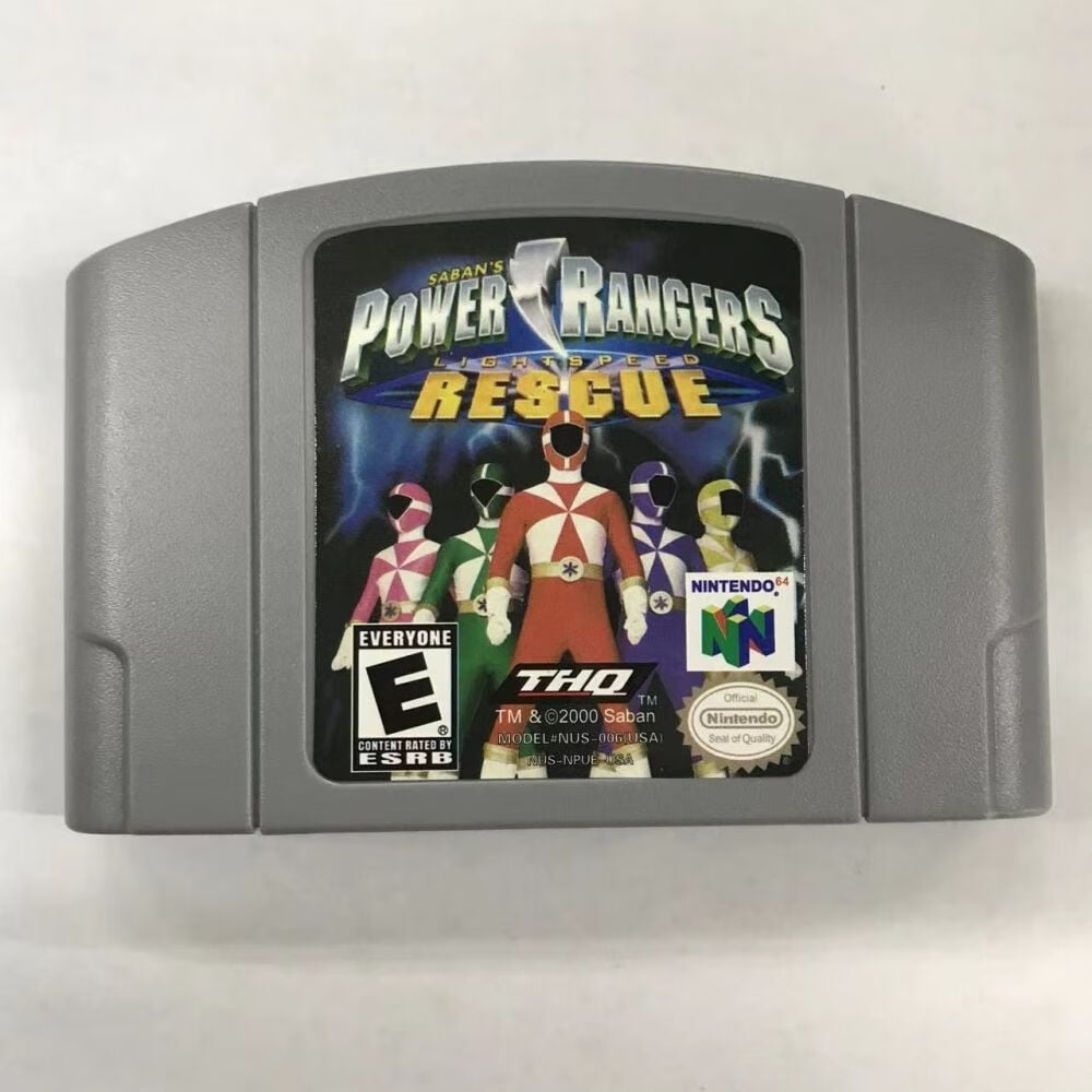 Power Rangers Lightspeed Rescue N64 Game Cartridges for N64 - Walmart.com