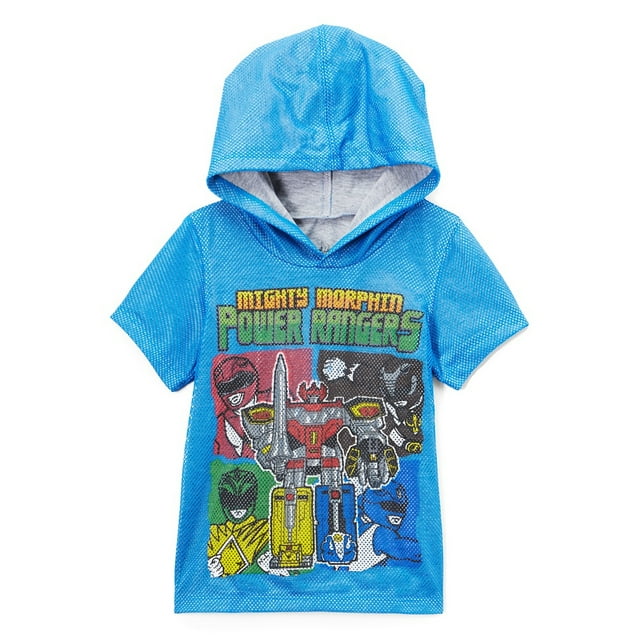 Power Rangers Little Boys' Toddler Mighty Morphin Hooded Tee - Walmart.com