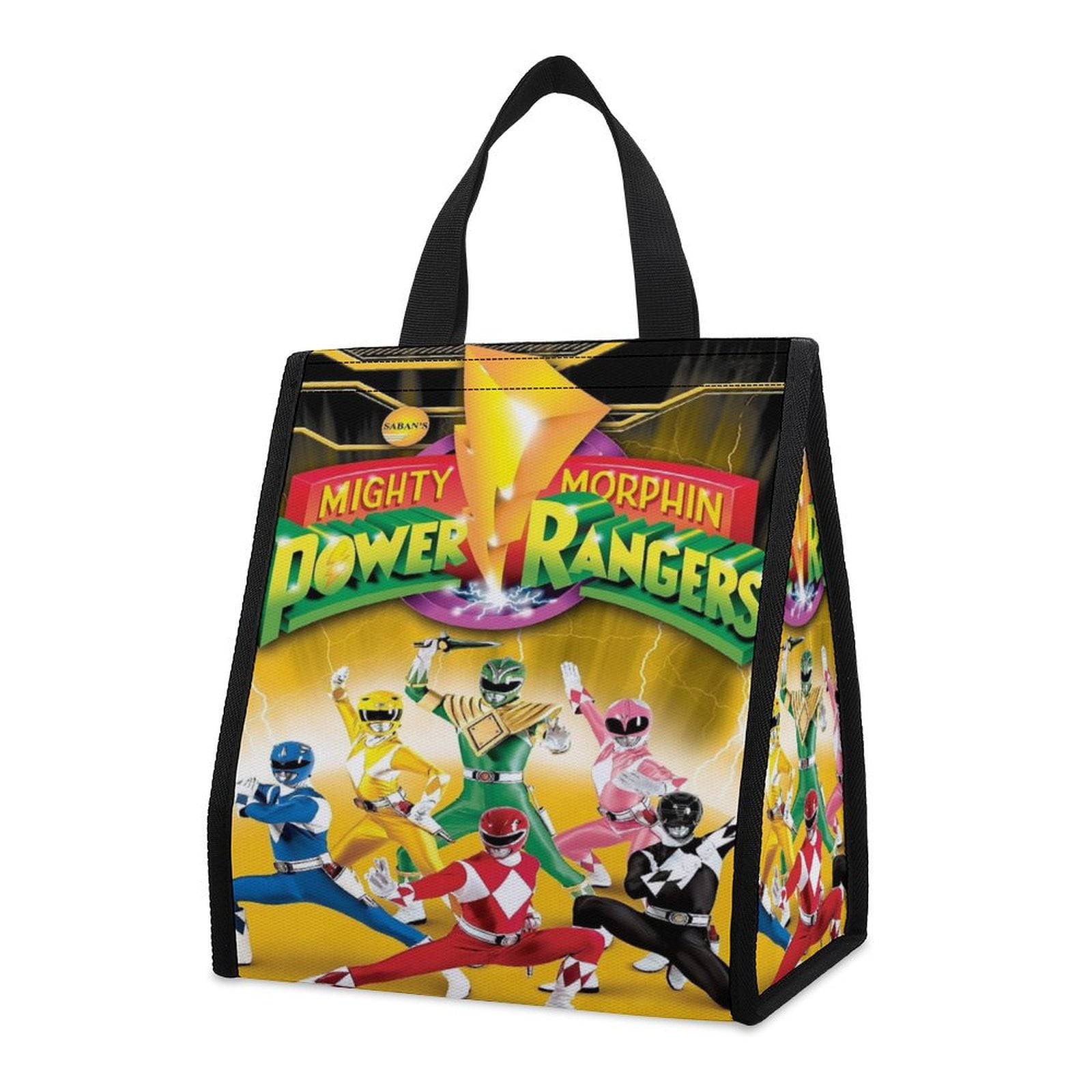 Power Rangers Lunch Bag, Insulated Lunch Box Large Capacity Reusable ...