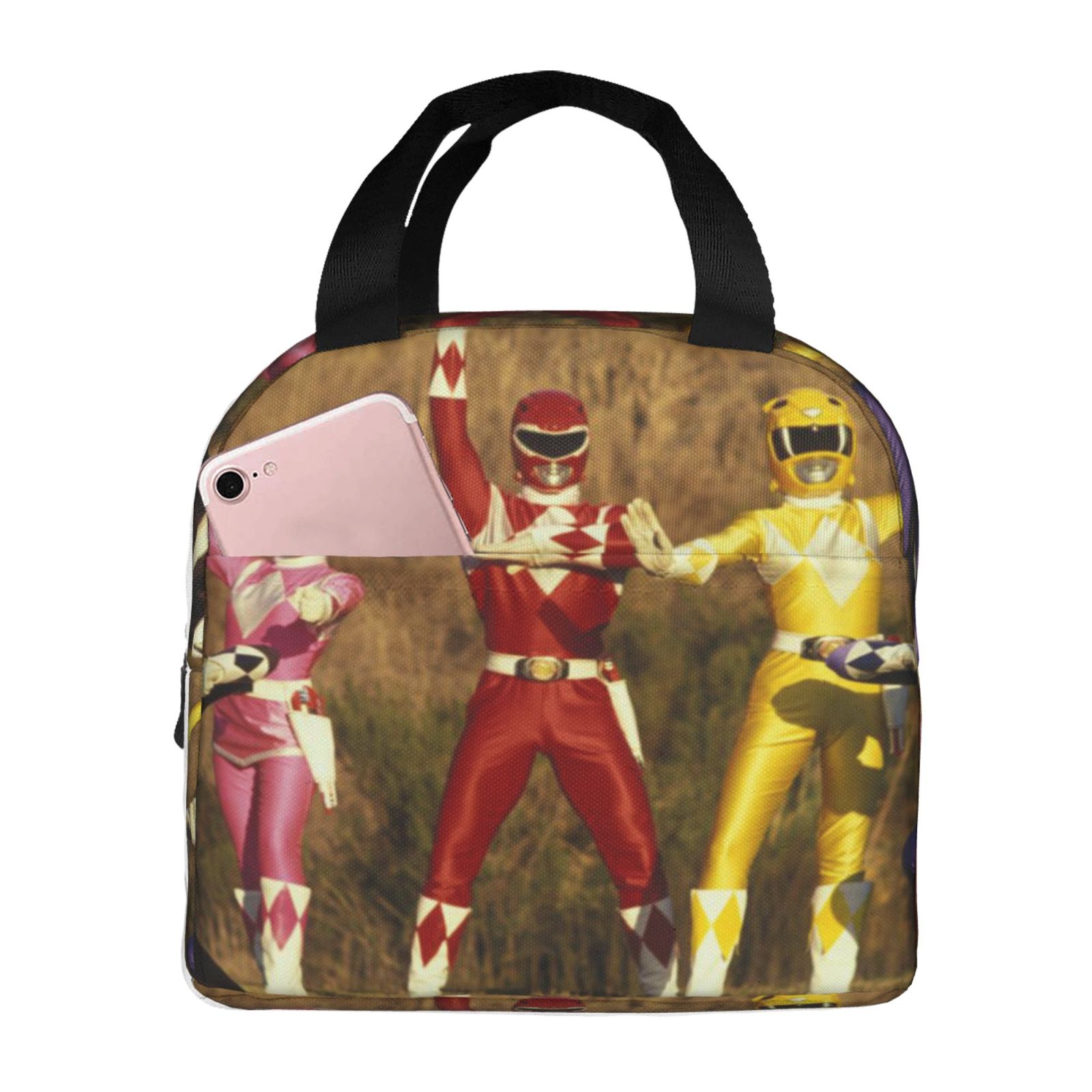 Power Rangers Lunch Bag Waterproof Insulated Lunch Box Reusable Bento ...
