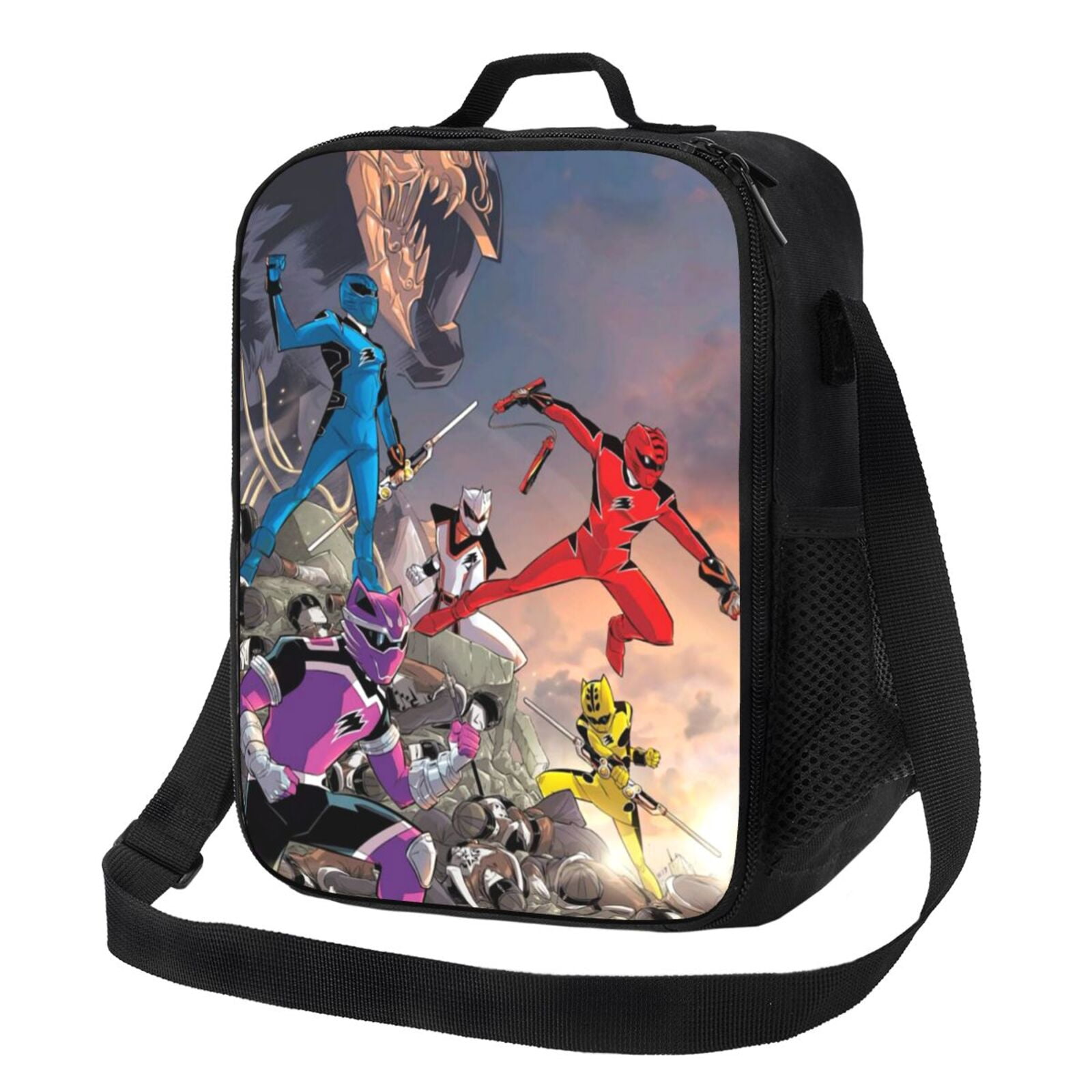 Power Rangers Lunch Bags Insulated Lunch Box Container Adjustable ...