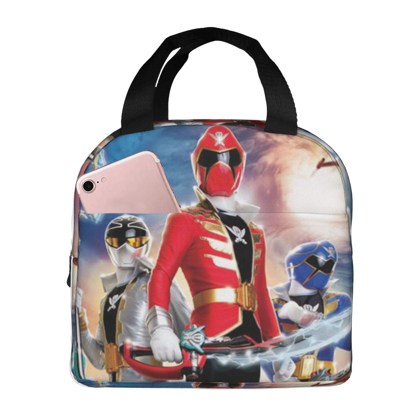 Power Rangers Lunch Bags Lunchbox Portable Tote Bag Insulated Bento Bag ...