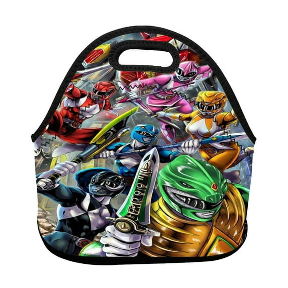 Power Rangers Lunch bag Insulated lunch box Tote Bag Reusable Washable ...