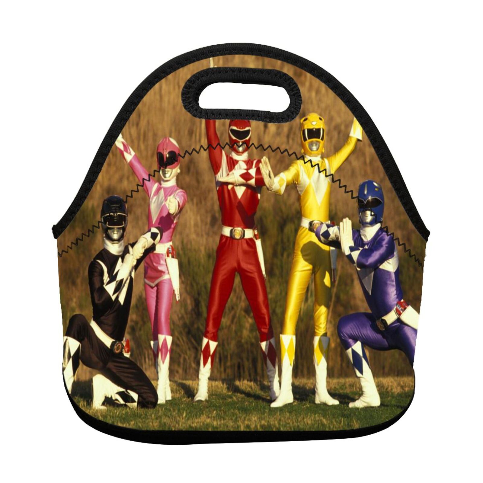 Power Rangers Lunch bag Insulated lunch box Tote Bag Reusable Washable ...