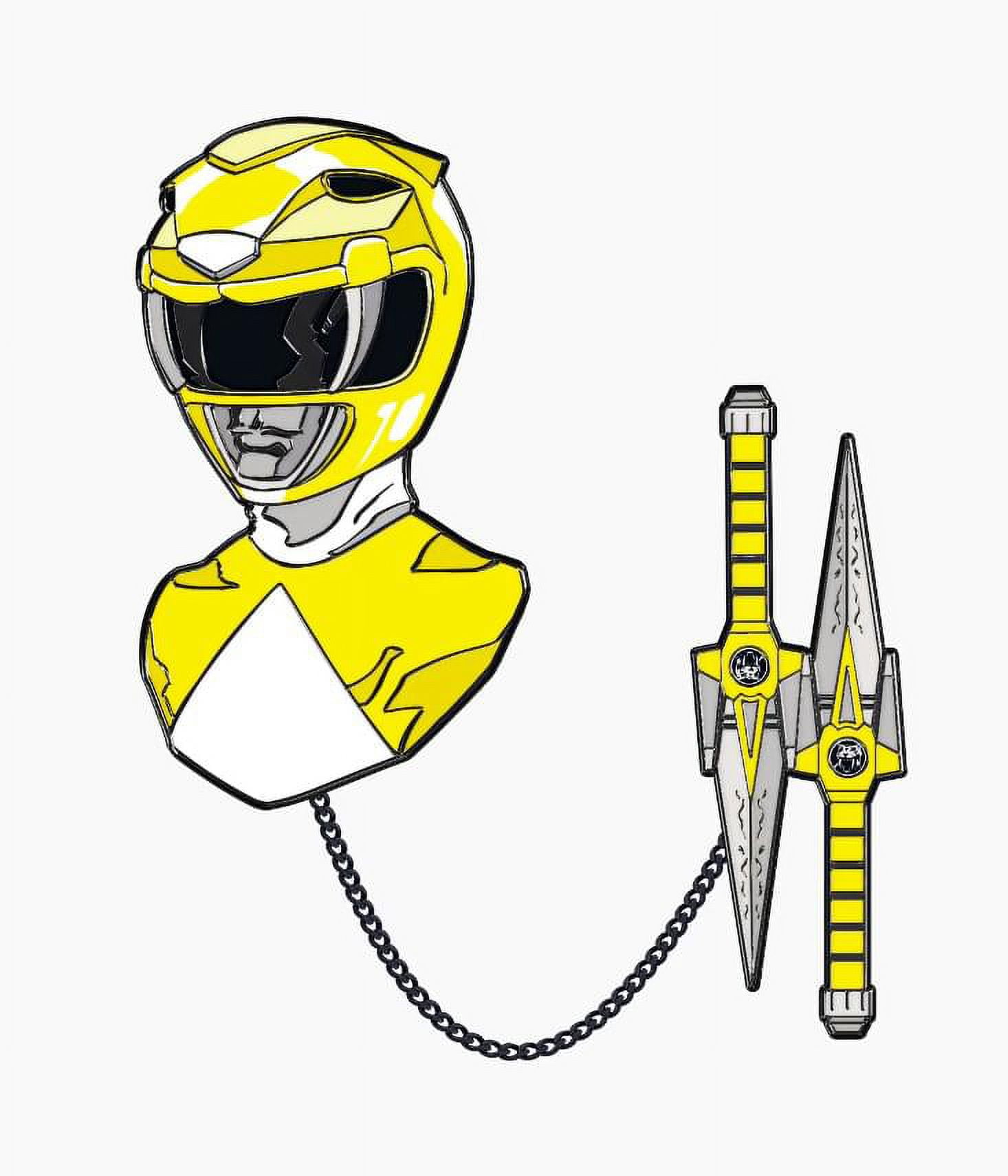 Power Rangers Luxury Enamel Icon Pin | Yellow Ranger - Walmart.com