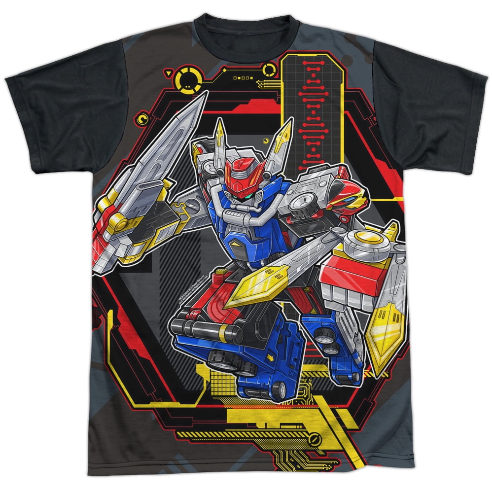 Power Rangers Megazord Unisex Adult Halloween Costume Sublimated T ...