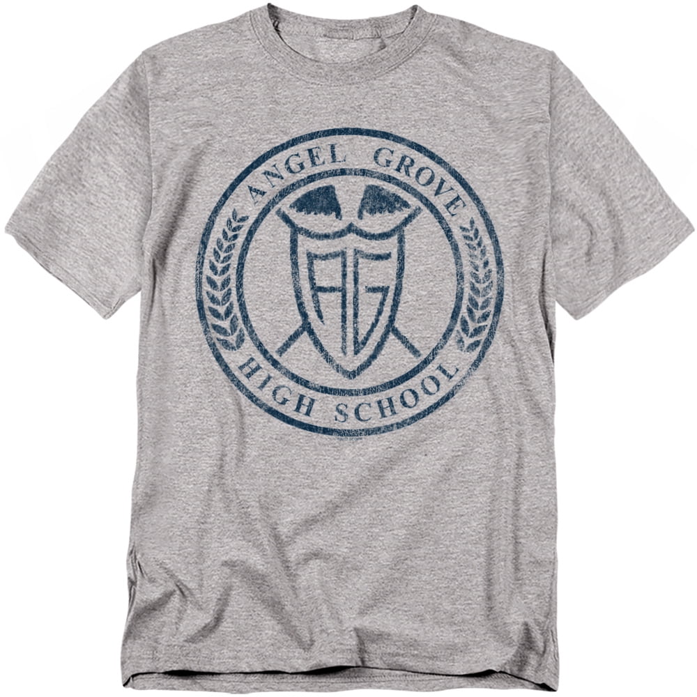 Power Rangers T-Shirt Angel Grove Hs Unisex Graphic Tee For Men & Women ...