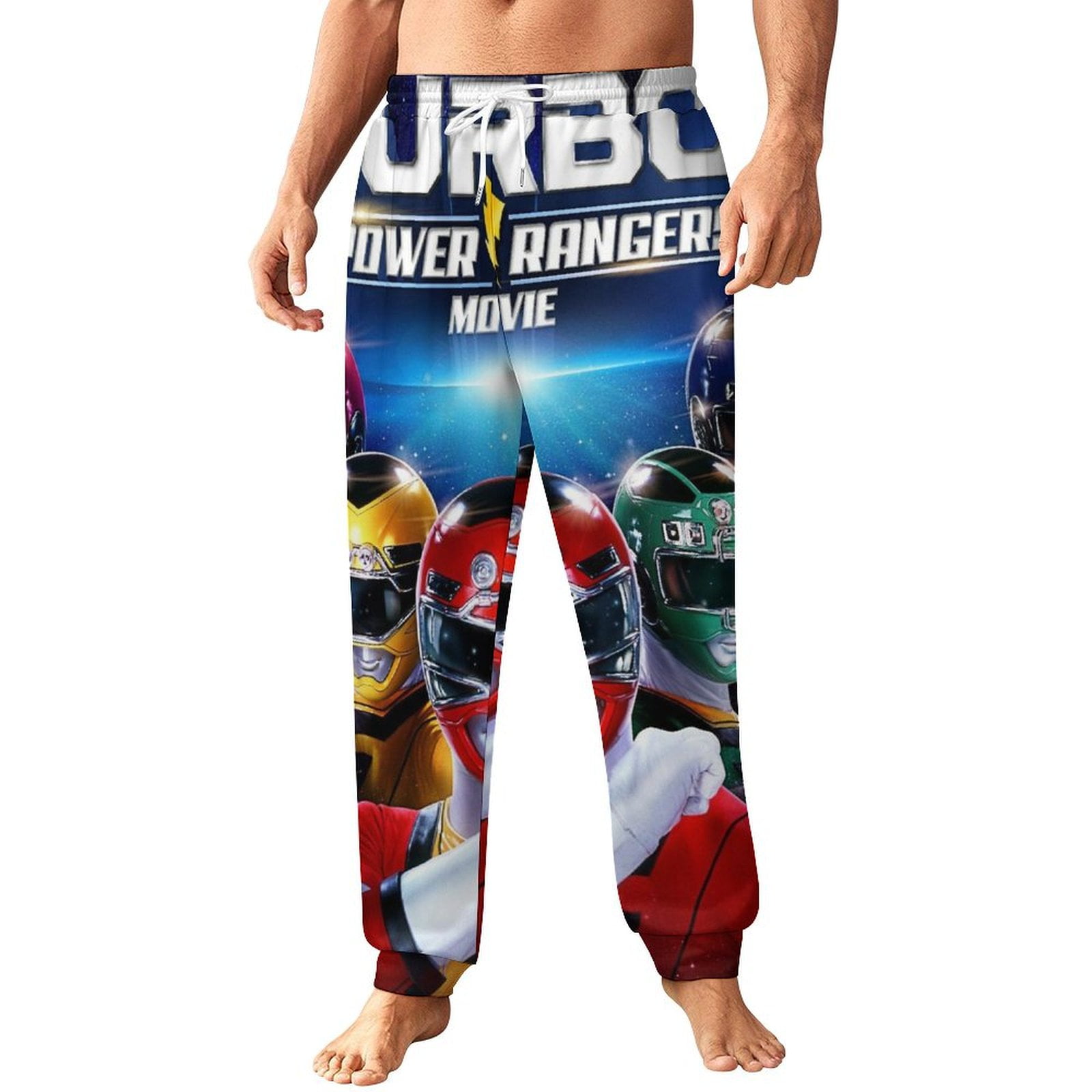 Power Rangers Men's Athletic Joggers Stretch Sweatpants Running Workout ...