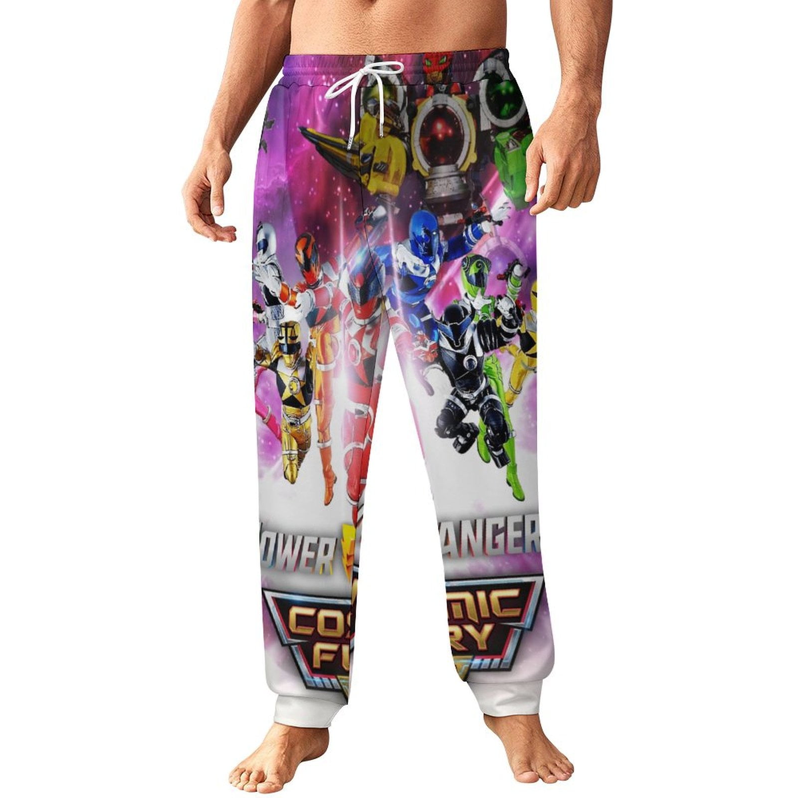 Power Rangers Men's Athletic Joggers Stretch Sweatpants Running Workout ...