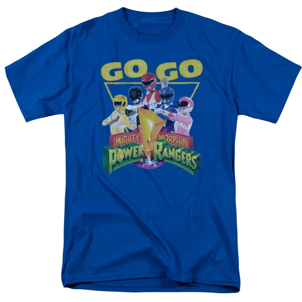Power Rangers Men's Go Go T-shirt Blue - Walmart.com