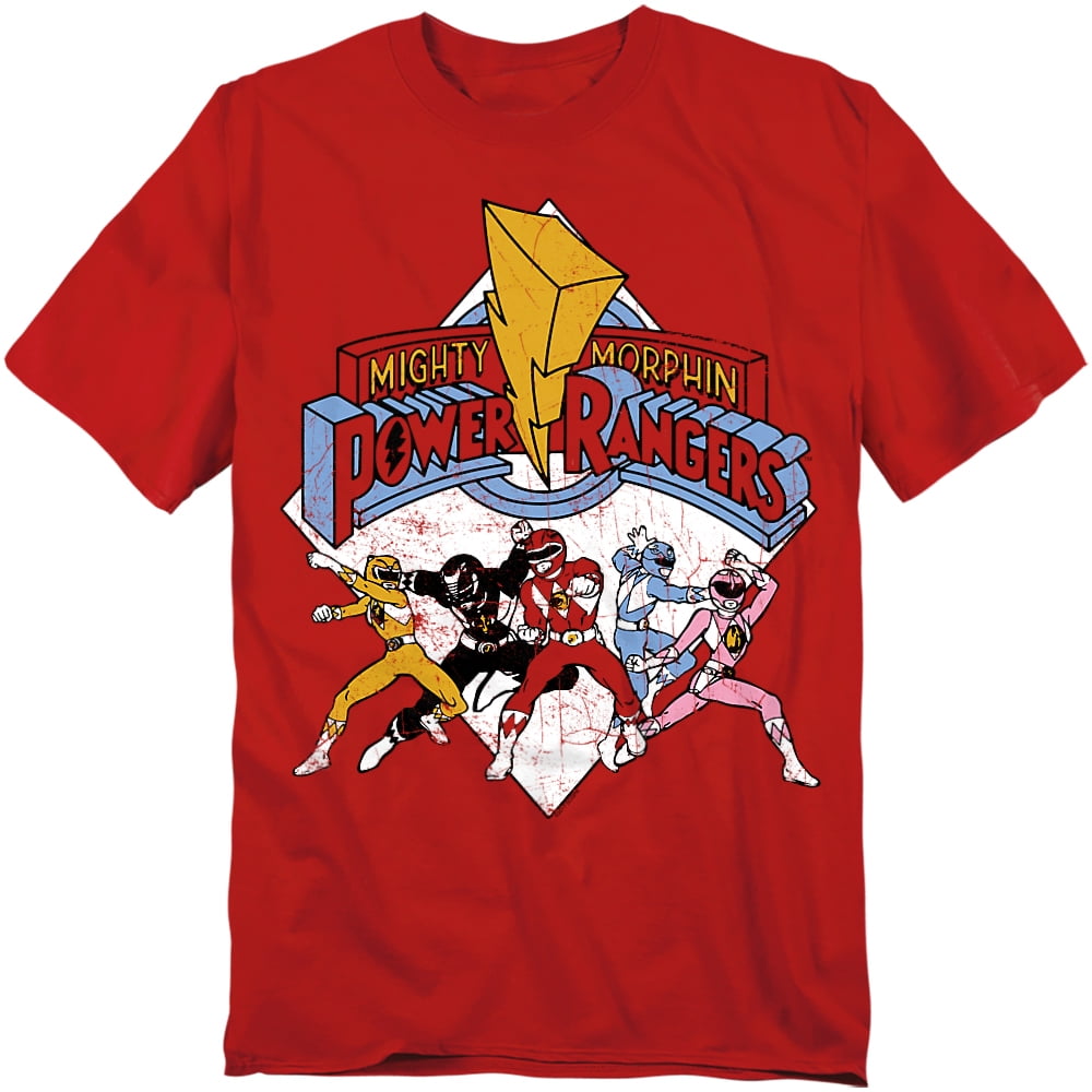 Power Rangers T-Shirt Retro Rangers Unisex Graphic Tee For Men & Women ...