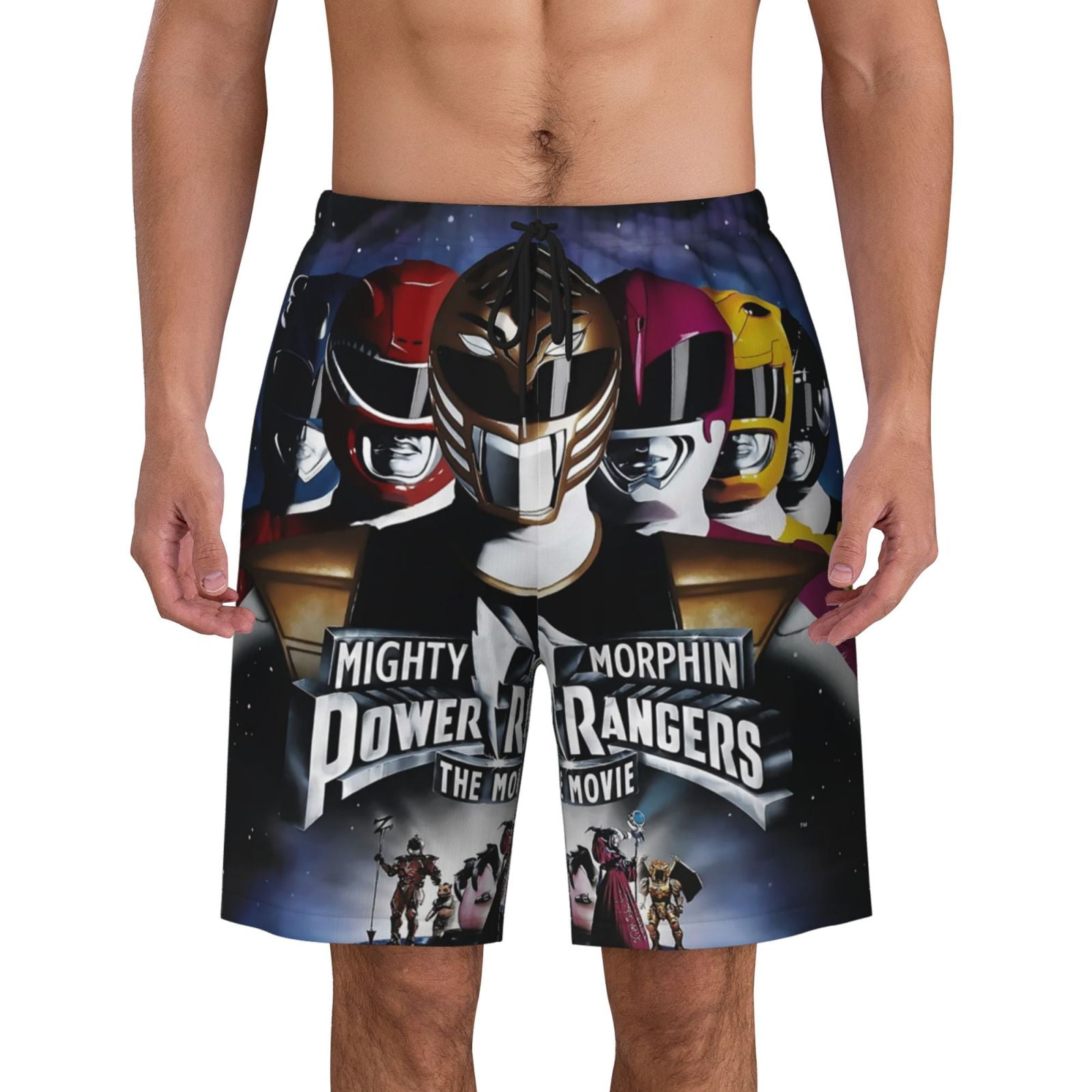 Power Rangers Men's Swim Trunks Quick Dry Board Shorts Bathing Suit ...