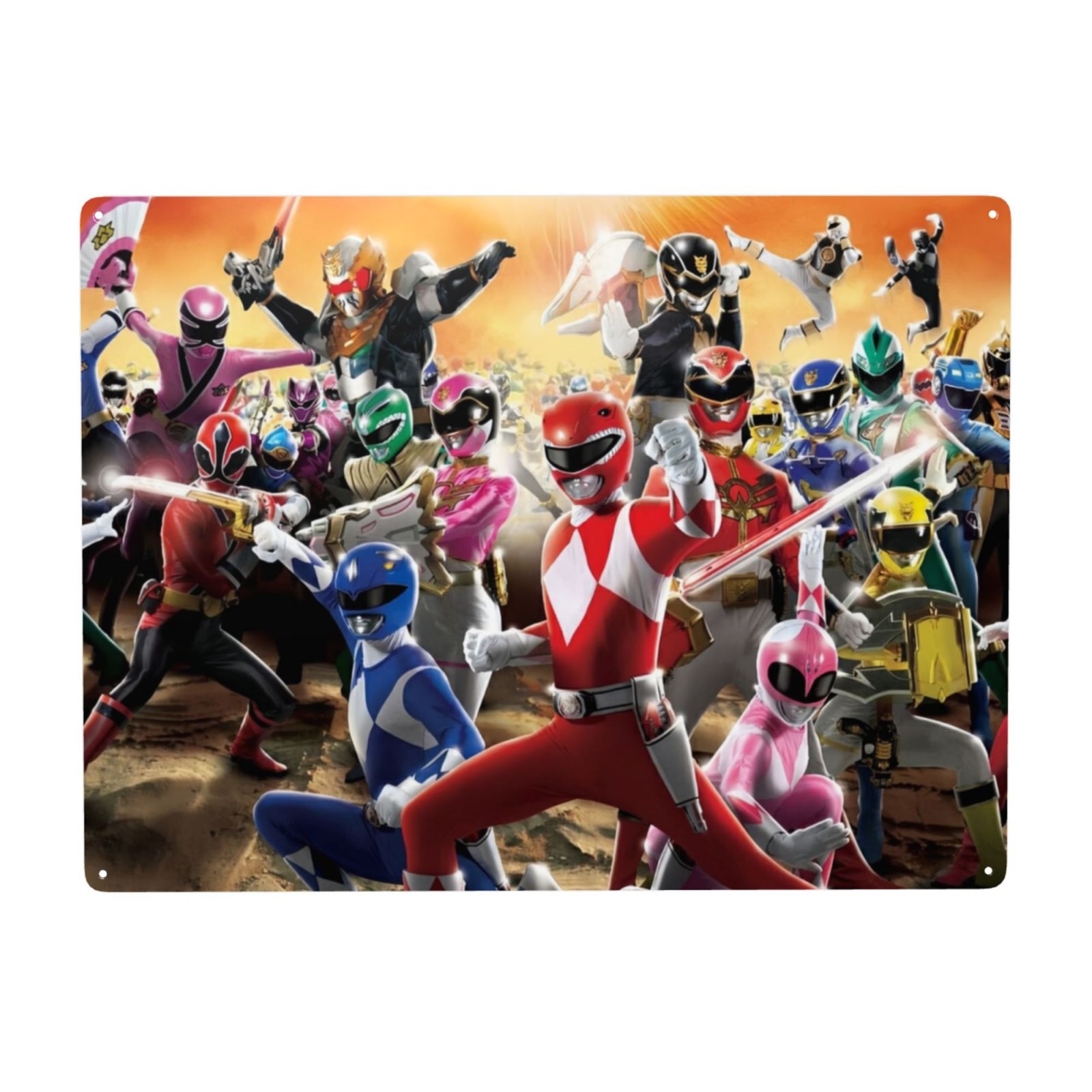 Power Rangers Metal Sign Vintage Kitchen Signs Wall Decor Tin Signs Bar ...