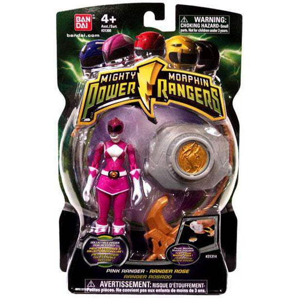 Power Rangers Mighty Morphin 2010 Pink Ranger Action Figure - Walmart ...