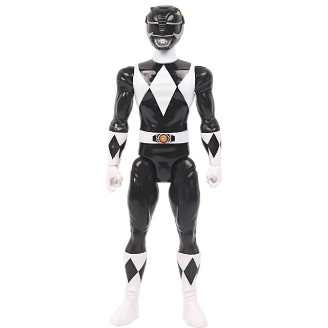 Power Rangers 12-Inch Mighty Morphin Black Ranger Action Figure Toy ...
