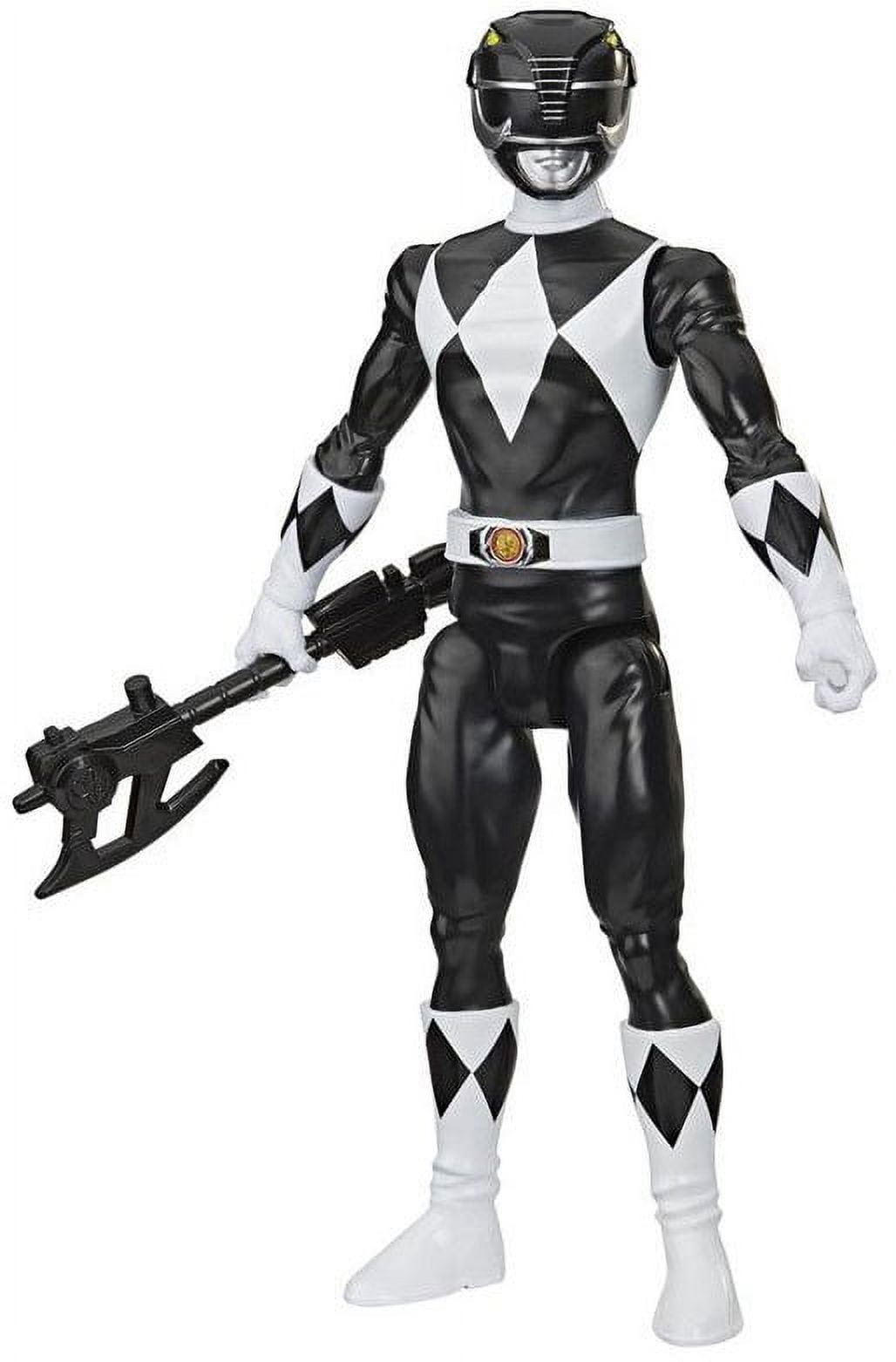 Power Rangers Mighty Morphin Black Ranger Action Figure, 12-Inch Toy ...
