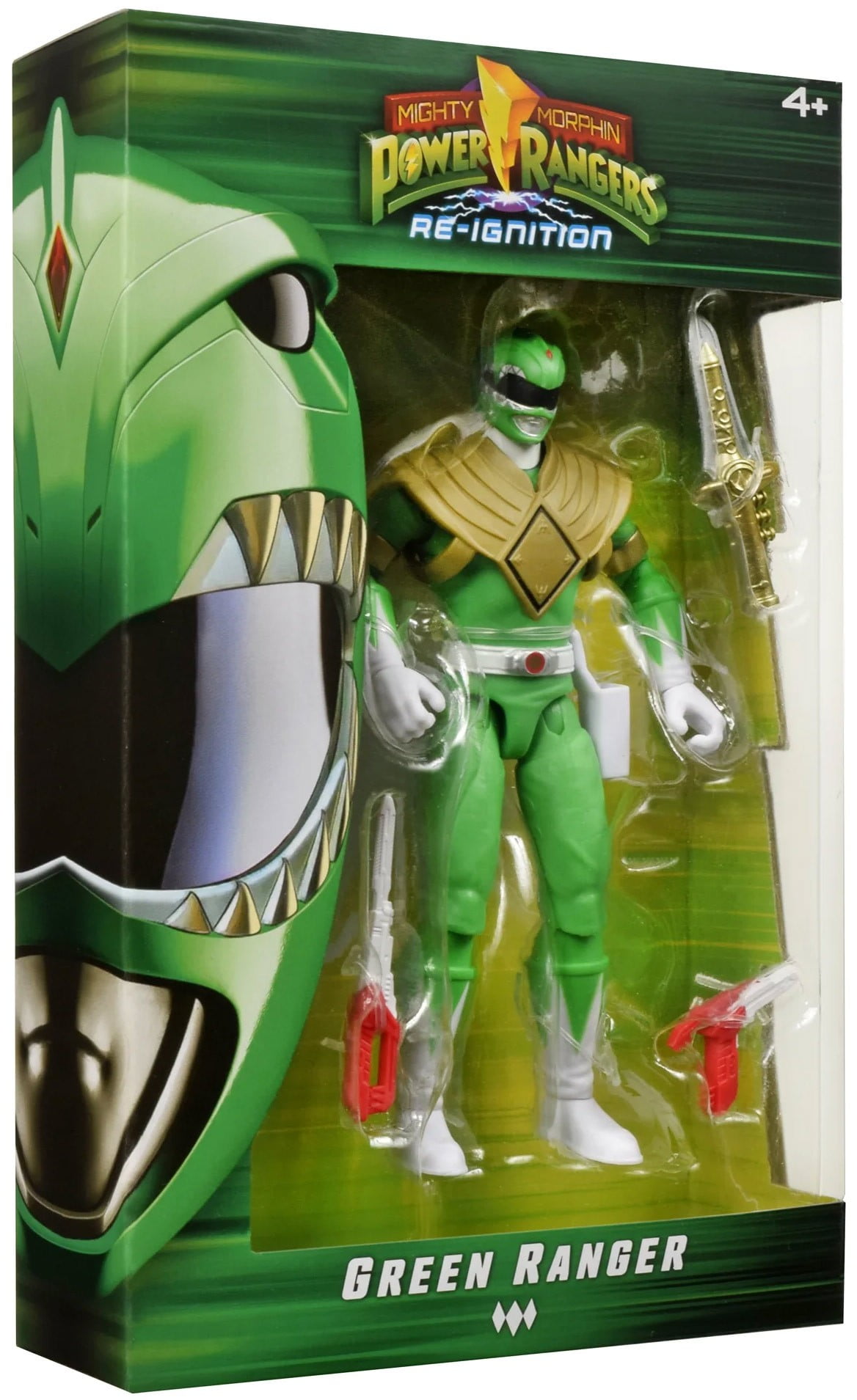 Power Rangers Mighty Morphin Re-Ignition Green Ranger Action Figure ...