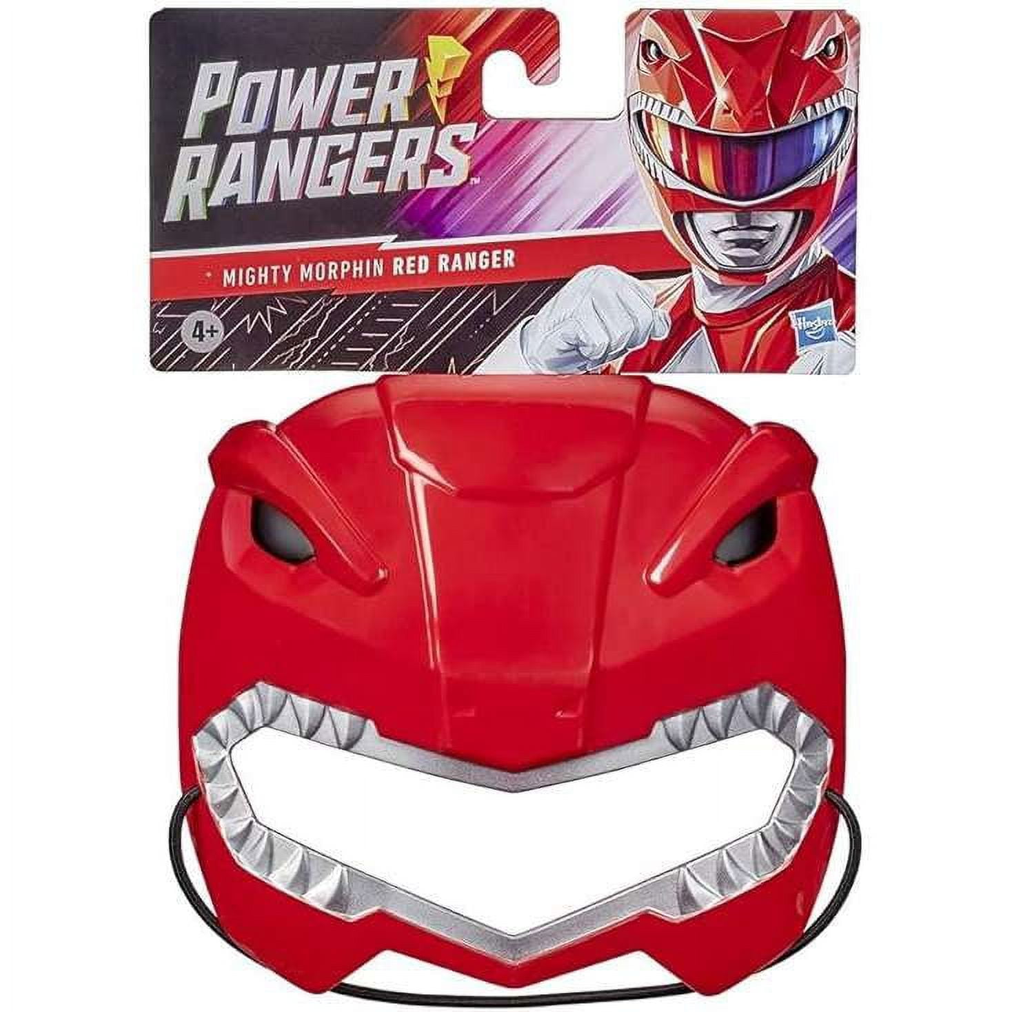 Power Rangers Mighty Morphin Red Ranger Mask - Walmart.com