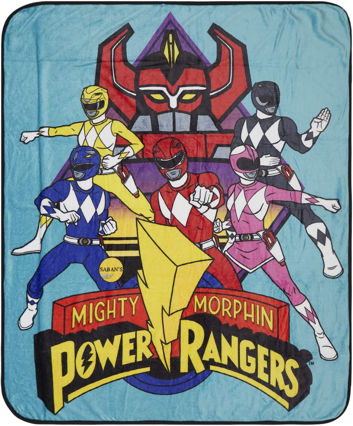 Power Rangers Mighty Morphin Throw Throw Blanket (Multicolor) - Walmart.com