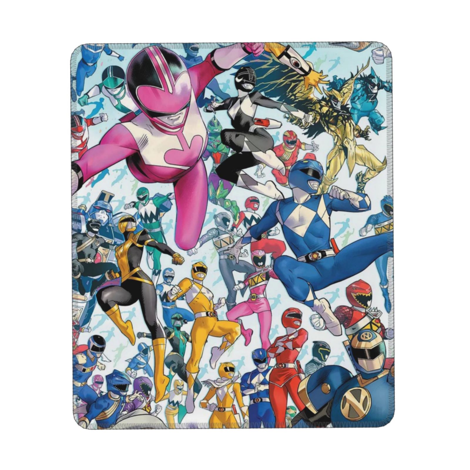 Power Rangers Mouse Pad Non-Slip Rubber Desktop Mousepads 10 X 12 Inch ...