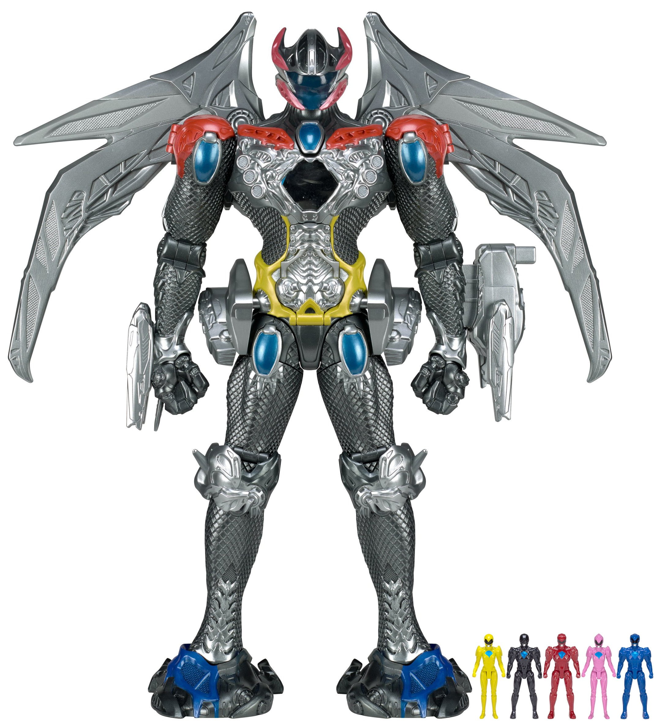 Power Rangers Interactive Megazord Movie Set with Ranger Figures for ...