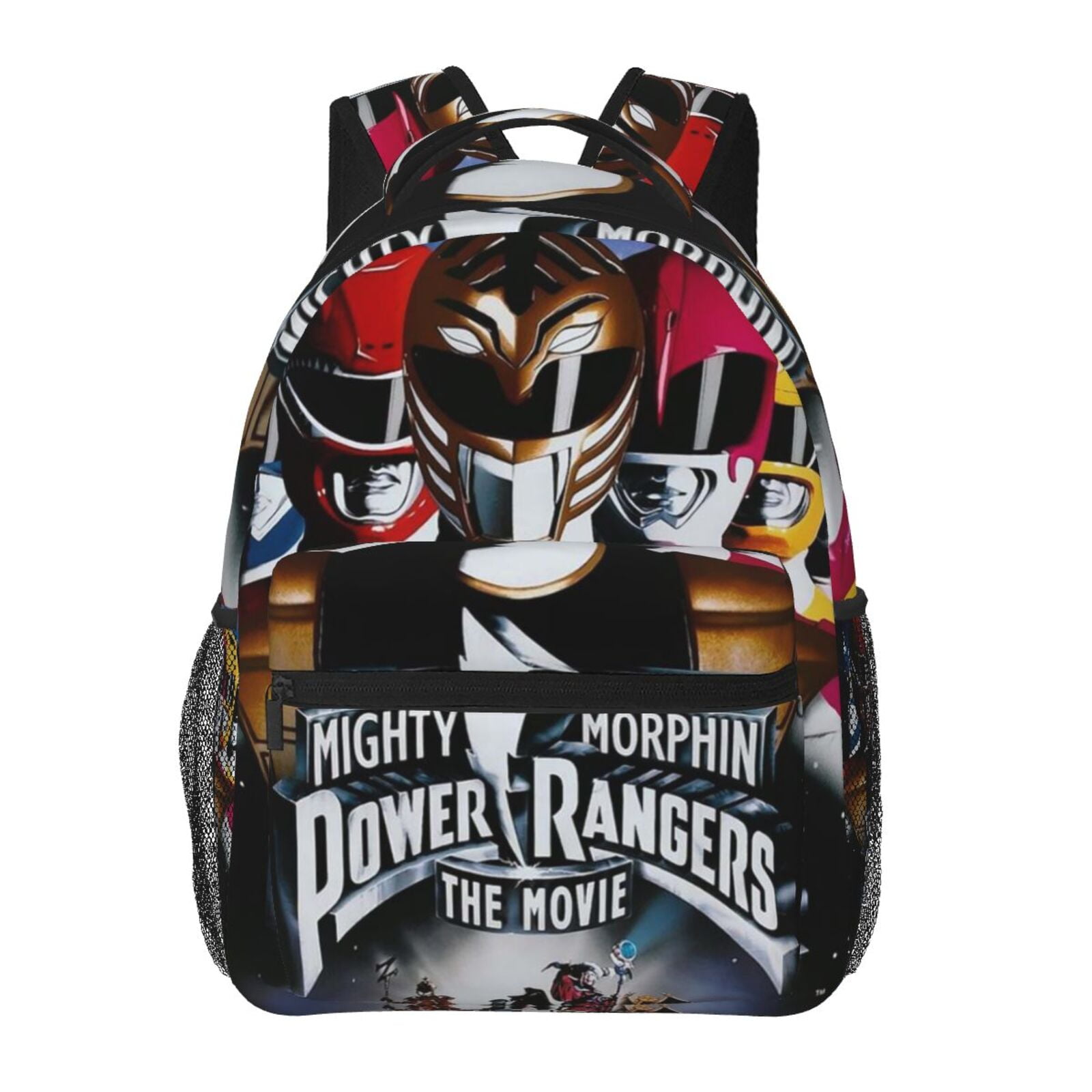 Power Rangers Movie Adjustable Laptop Backpack School Student Book Bag ...