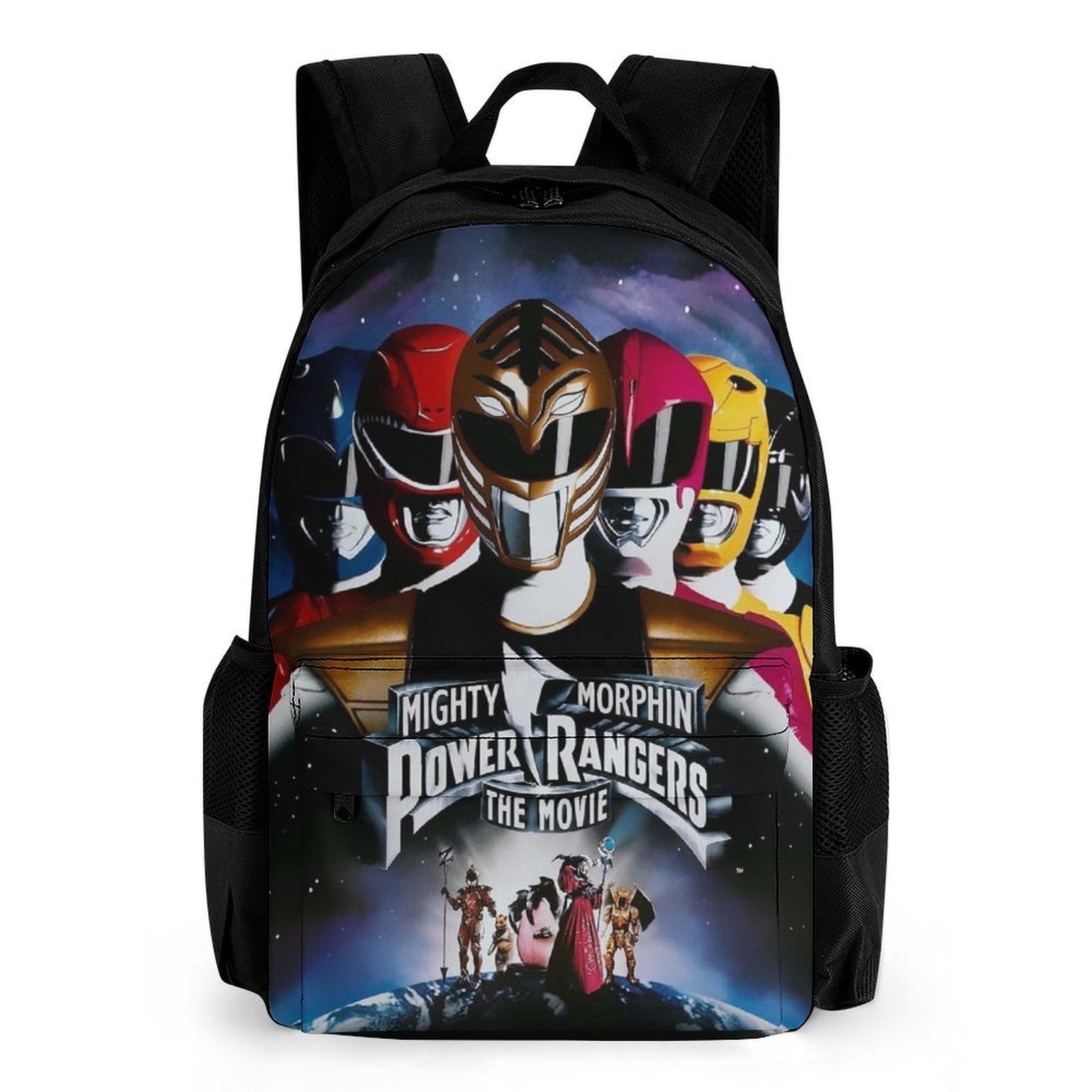 Power Rangers Movie Backpack Laptop Bag Large Capacity Multipurpose ...