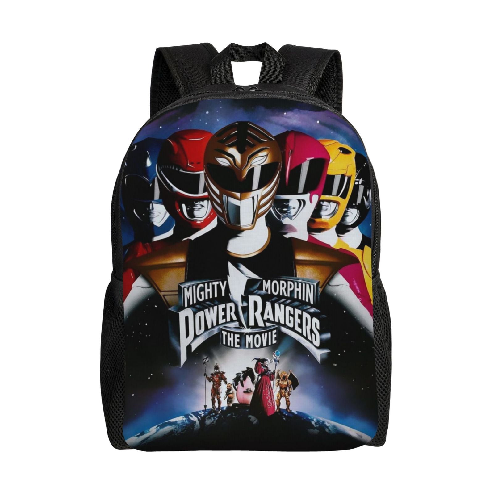 Power Rangers Movie Backpack Laptop School Bag Student Satchel ...