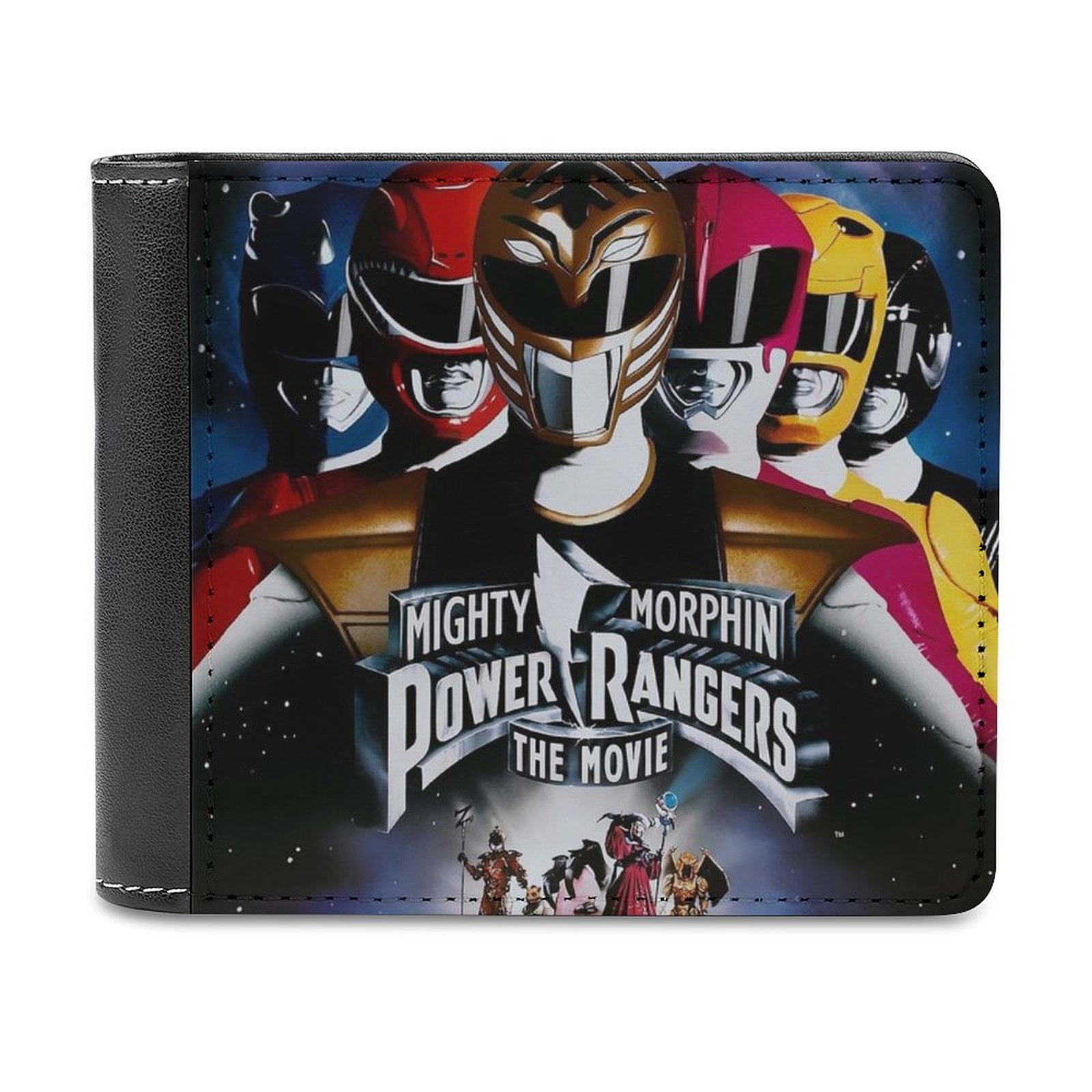 Power Rangers Movie PU Leather Wallet With Card Slots Bifold Wallet ...